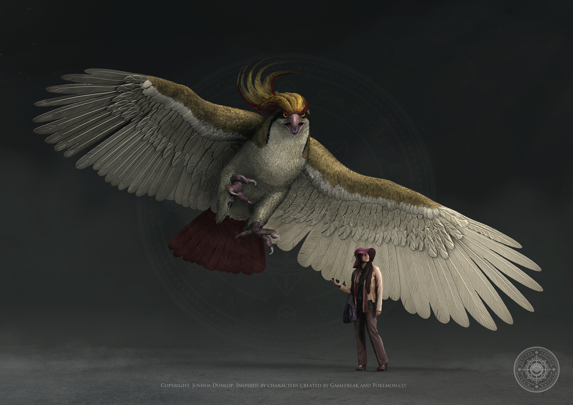 ArtStation - Pidgeot (size comparison)