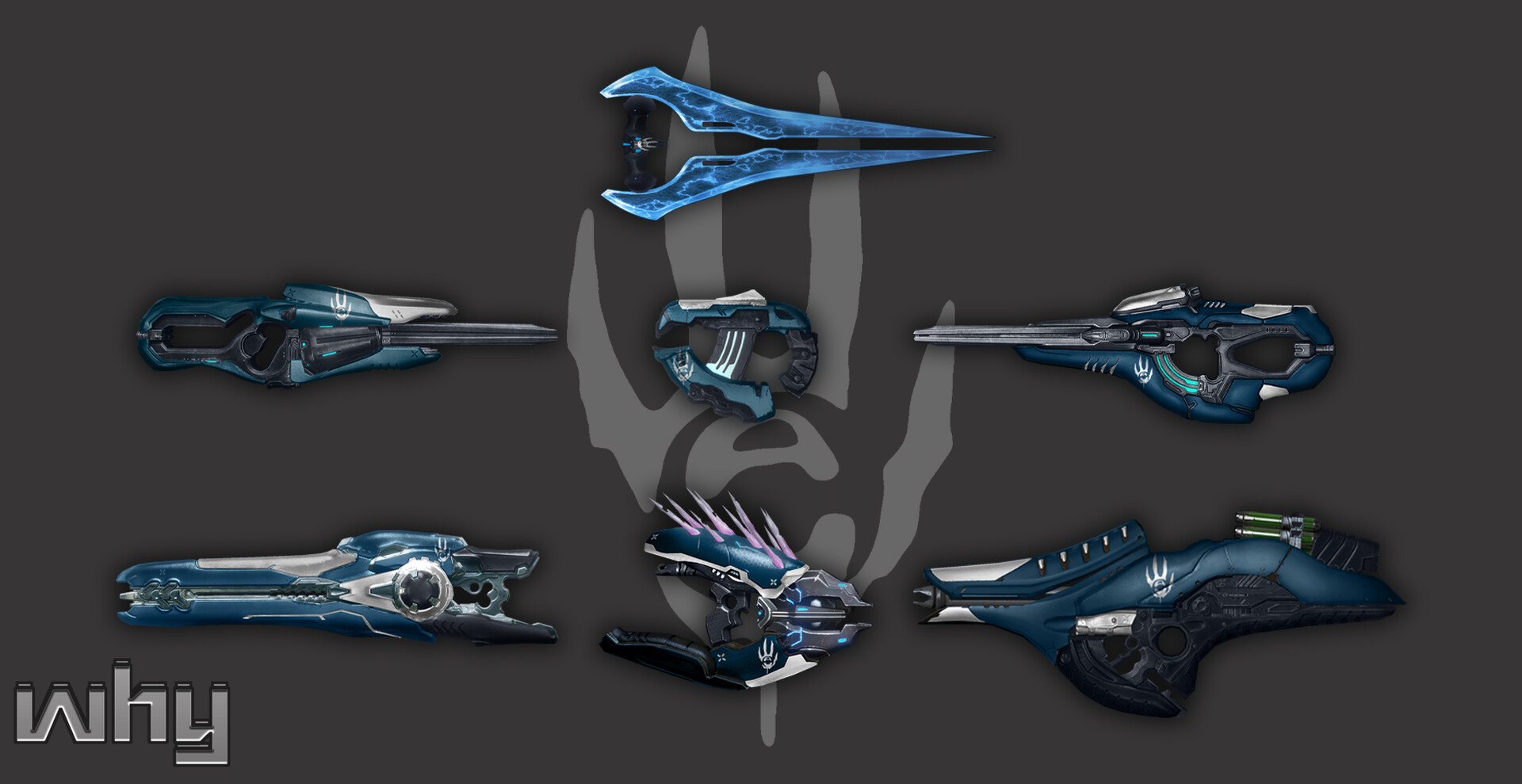 ArtStation - Didact's Hand Weapon Skin Concepts