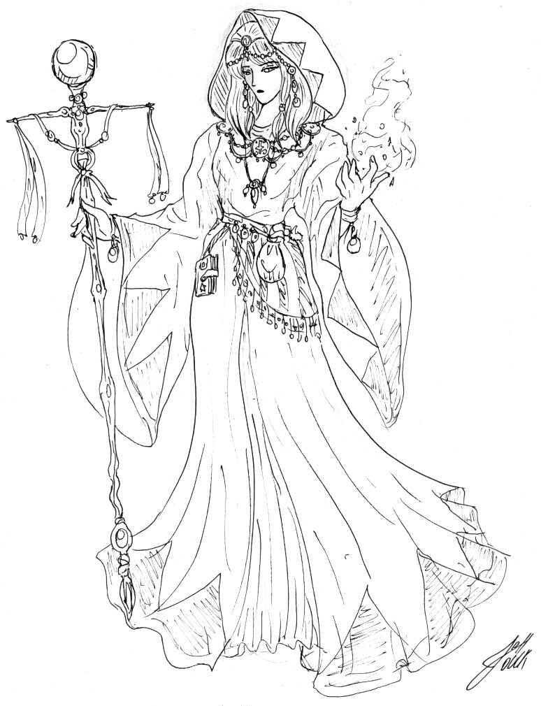 ArtStation - White Mage - Final Fantasy 1