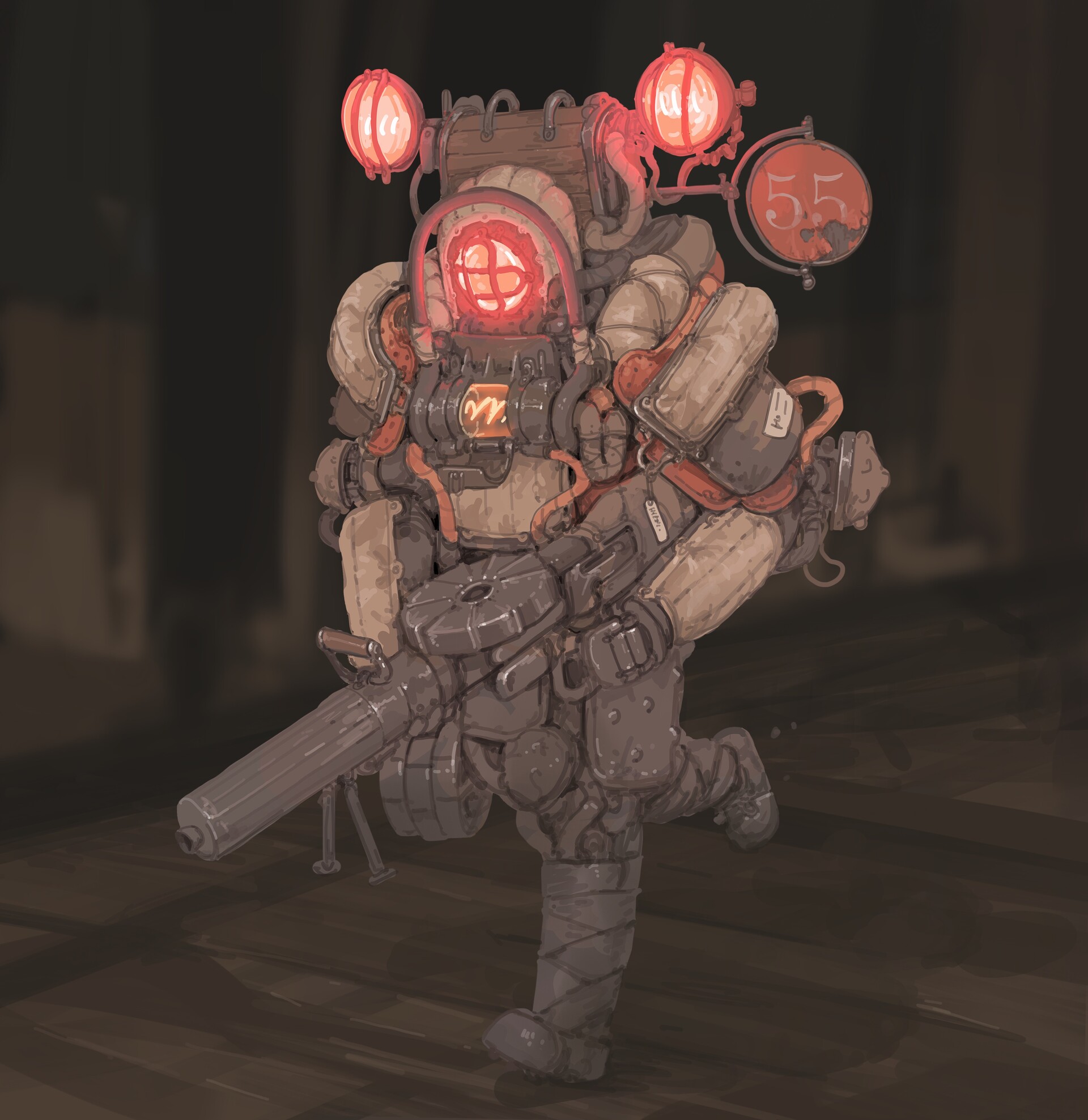 Dieselpunk Power Armor