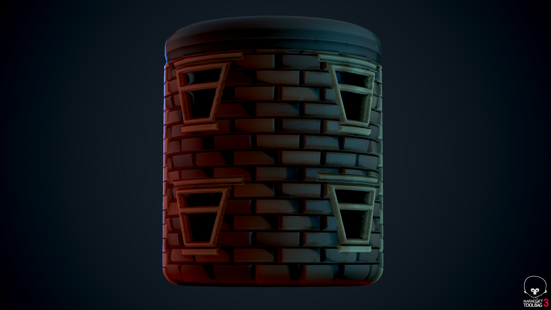ArtStation - Stylized Building Texture