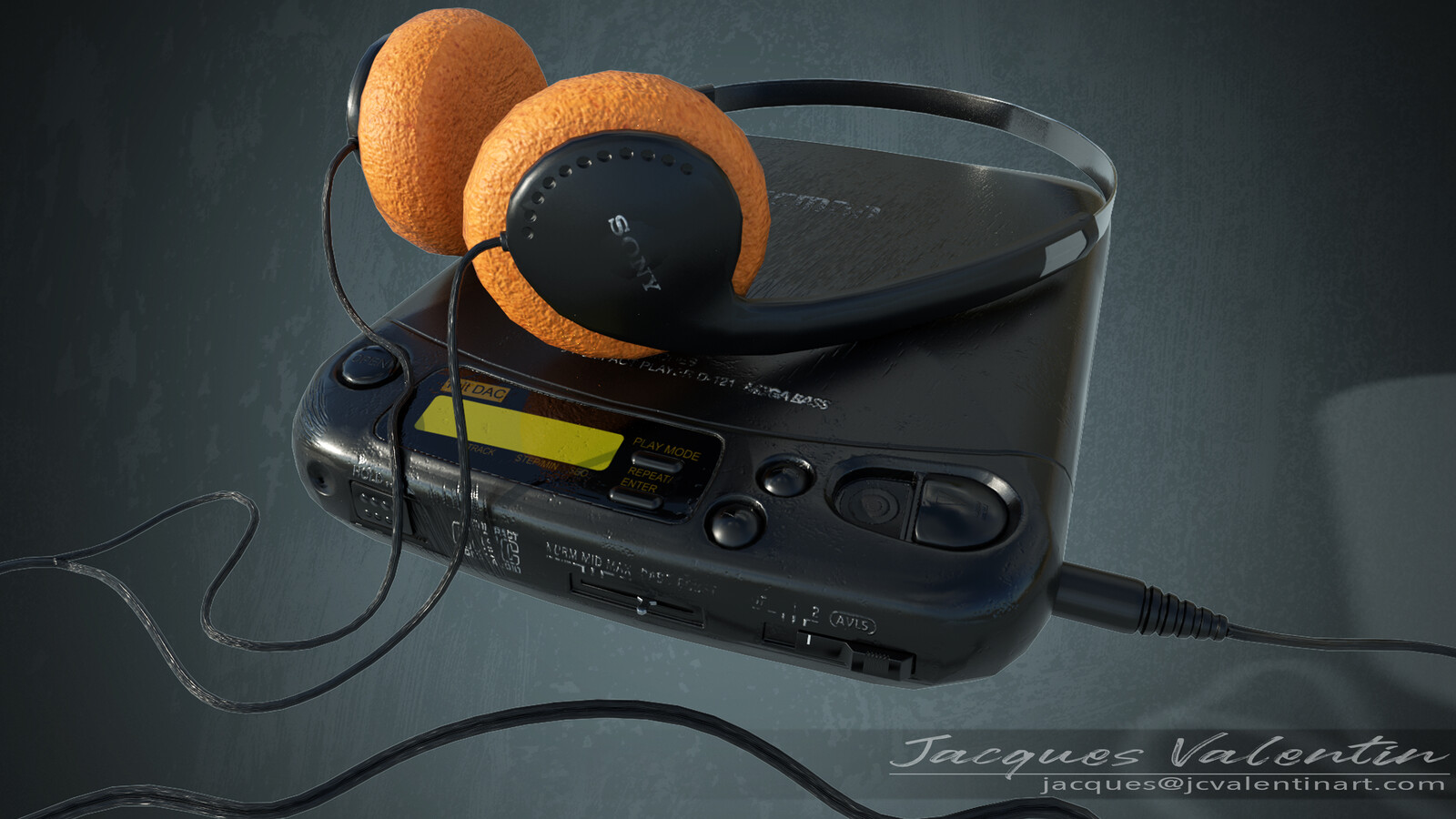 Jacques C. Valentin - Sony Discman D-121 (Project Breakdown)