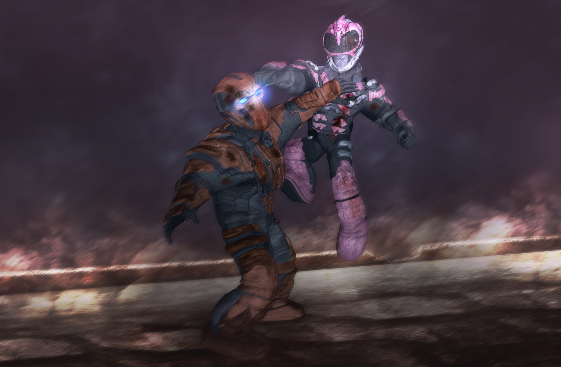 ArtStation - Mightiest Pink Kombat