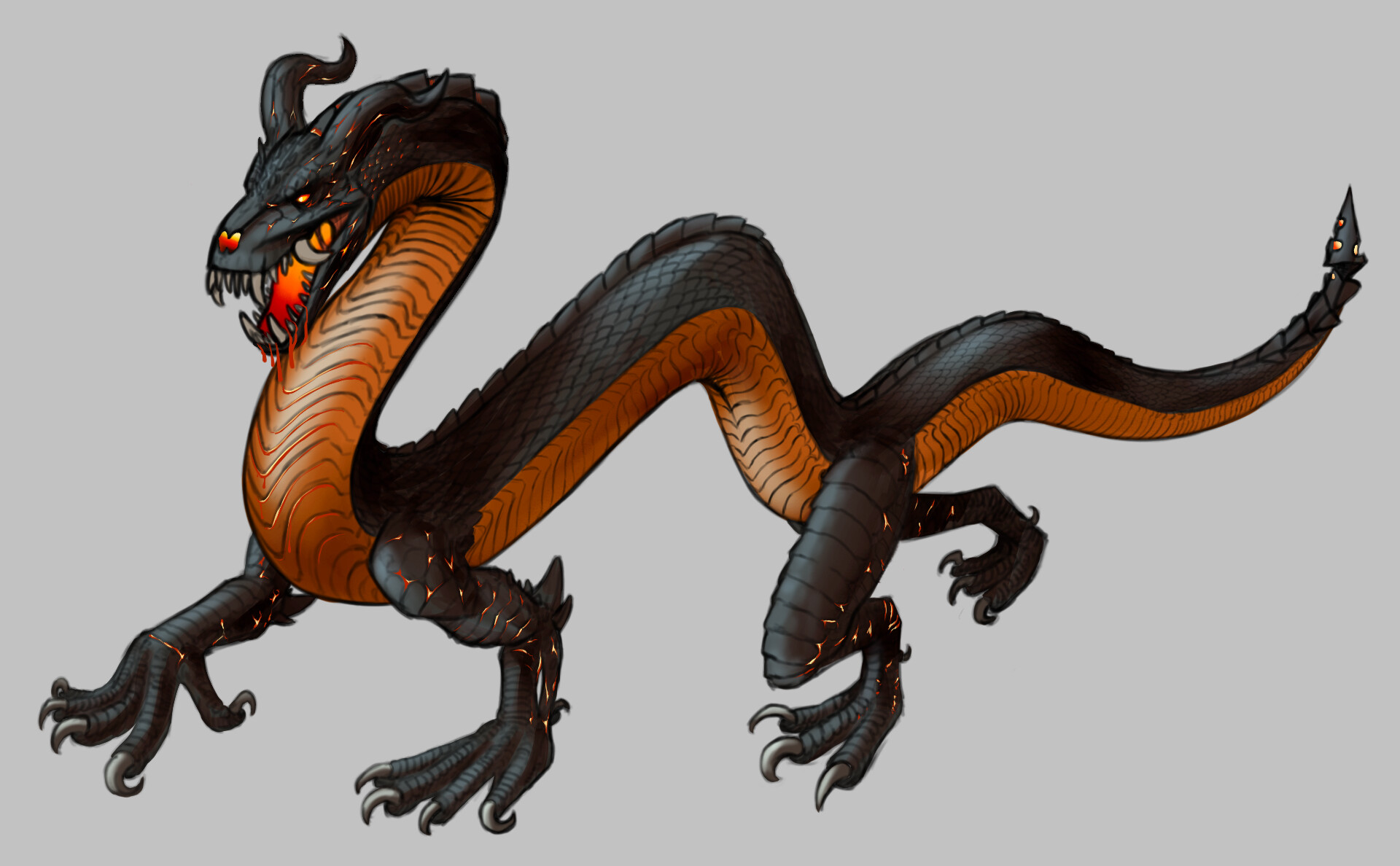 how to draw vicious dragon