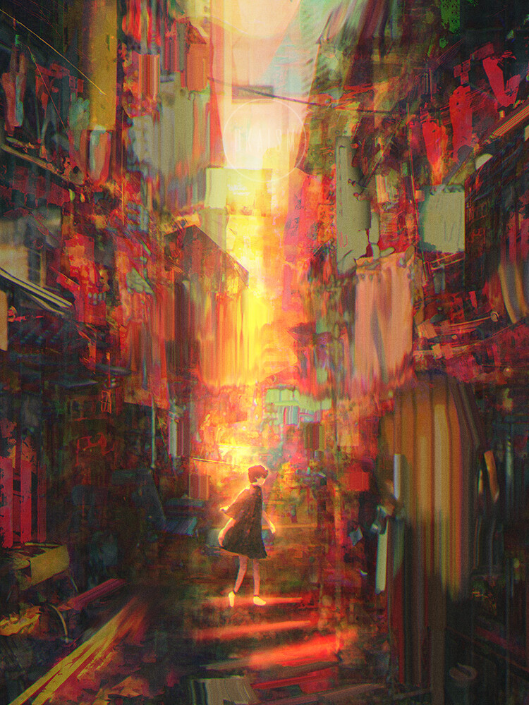 ArtStation - Girl in the Collapsing Labyrinth