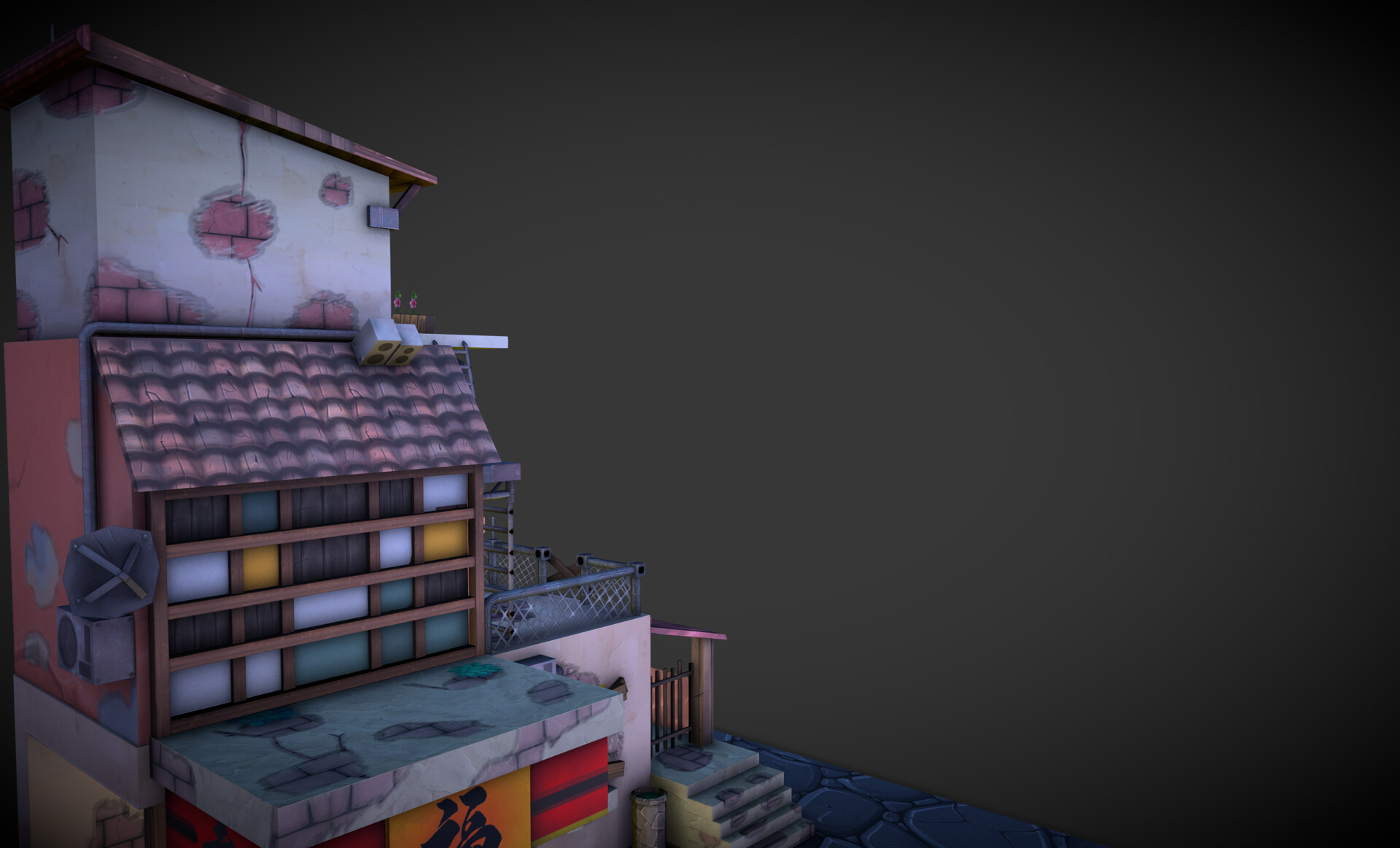 达飞_stuffy - Stylised_house