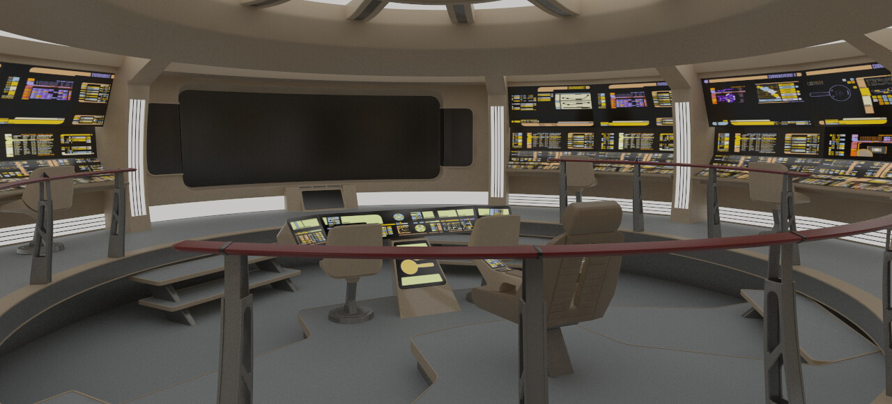 Michael Zock - Star Trek TNG Freedom Class Bridge