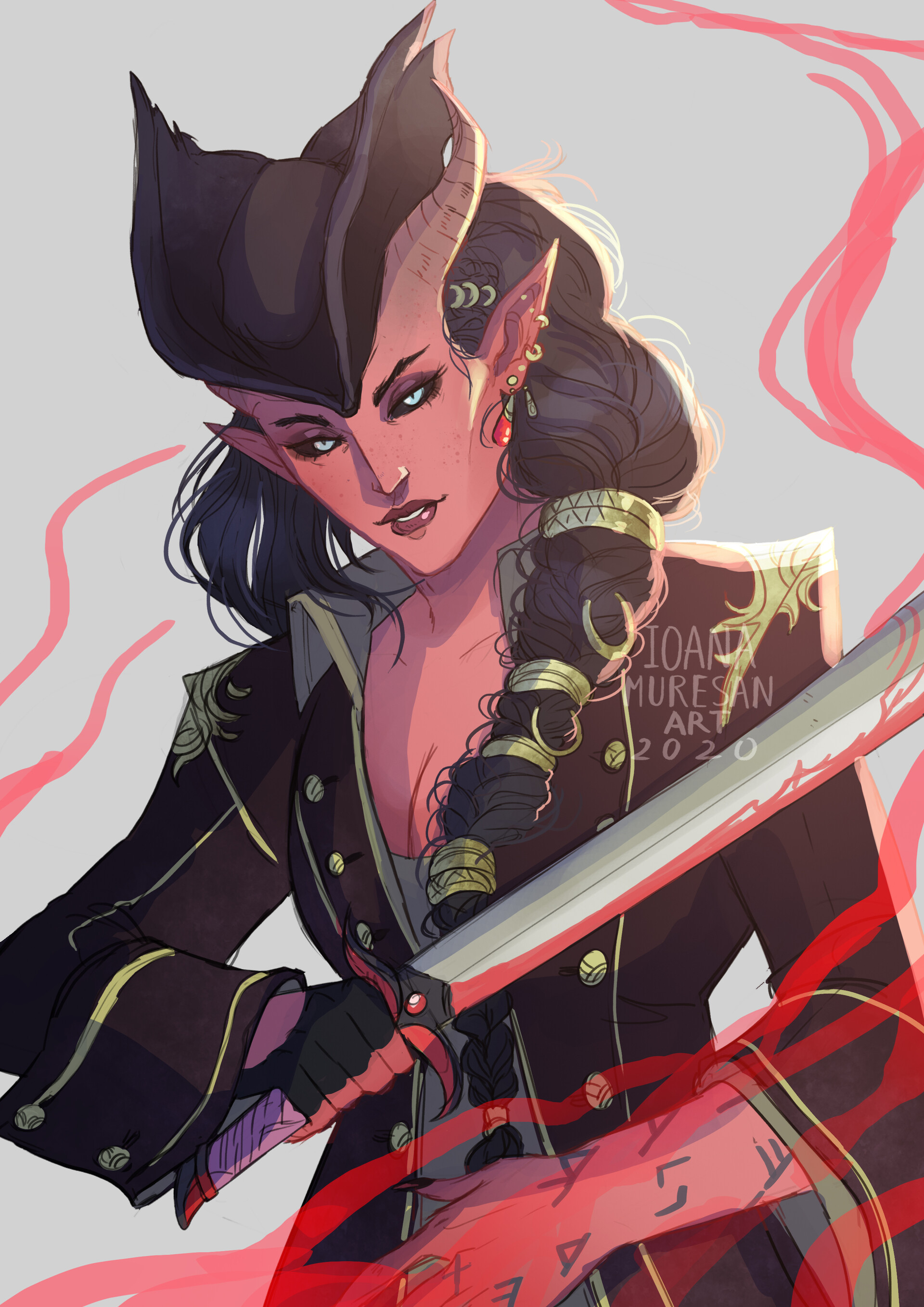 ArtStation - teifling commission