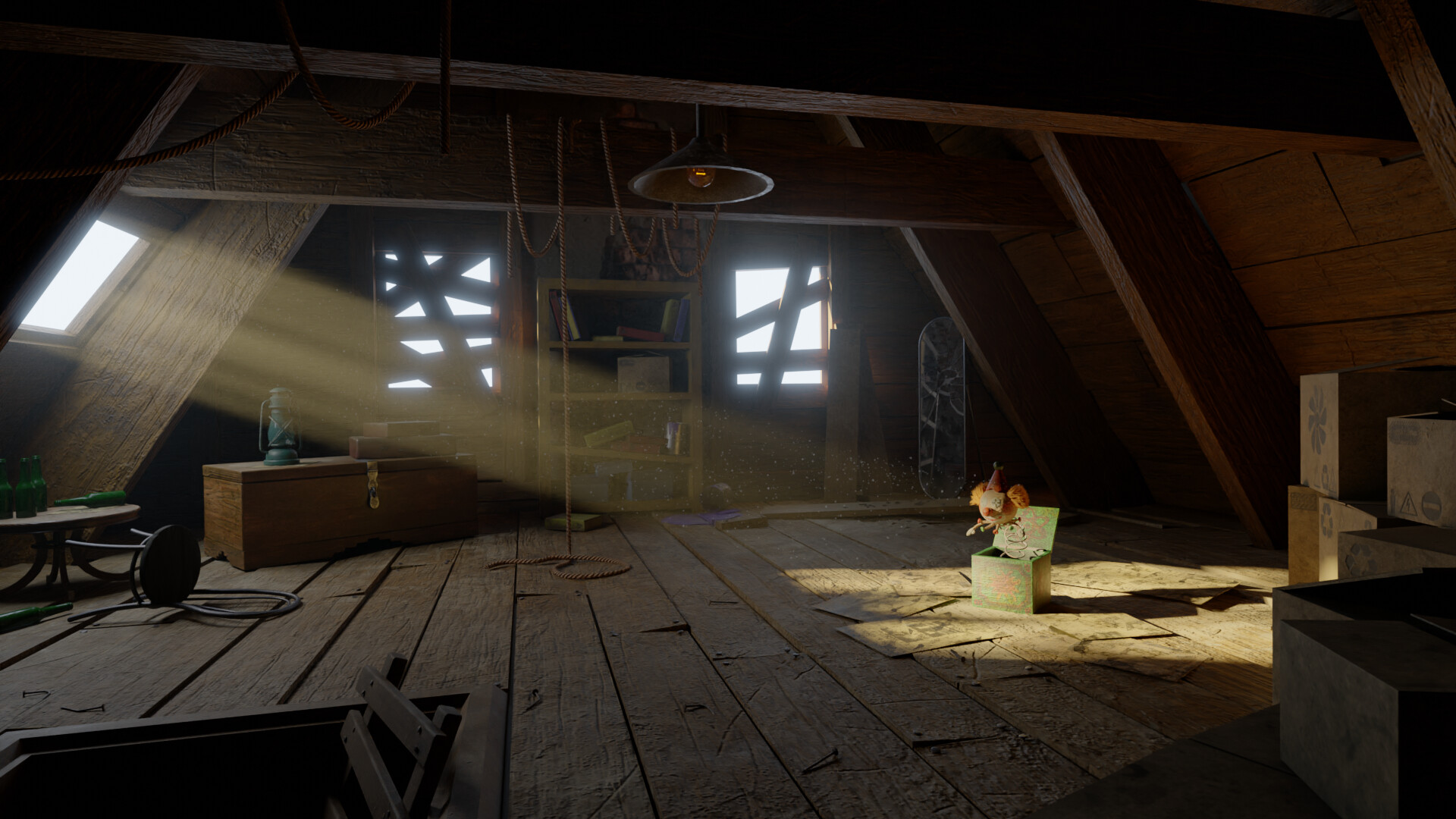 ArtStation - The Forgotten Toy // Old Attic