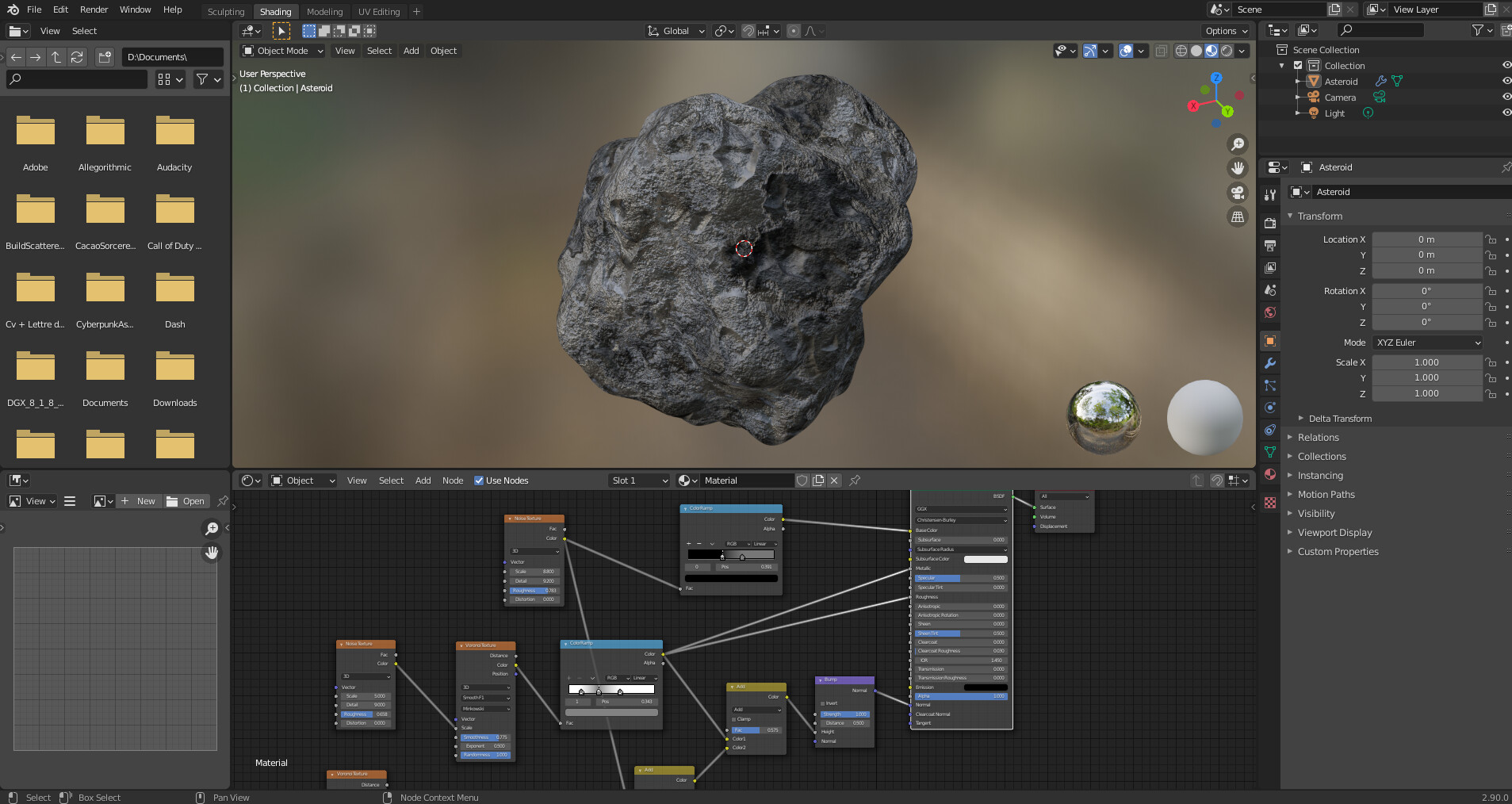 jonathan jägers - Game VFX - Realistic Fire Planet and Meteor // Unreal Engine 4