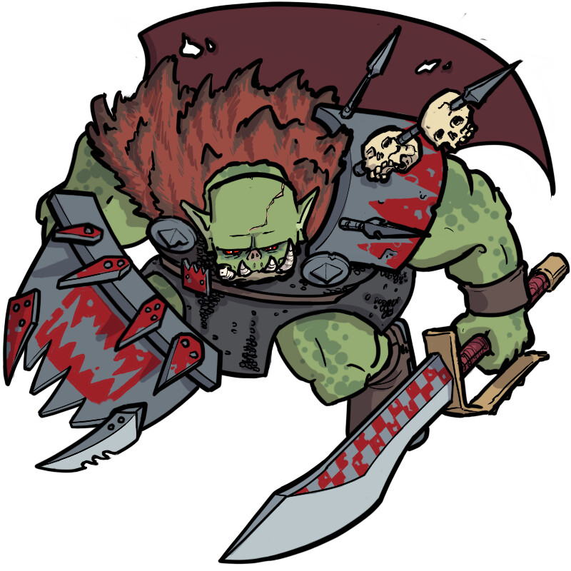 Alex Holland - Orc Sprites for Dungeons and Dragons
