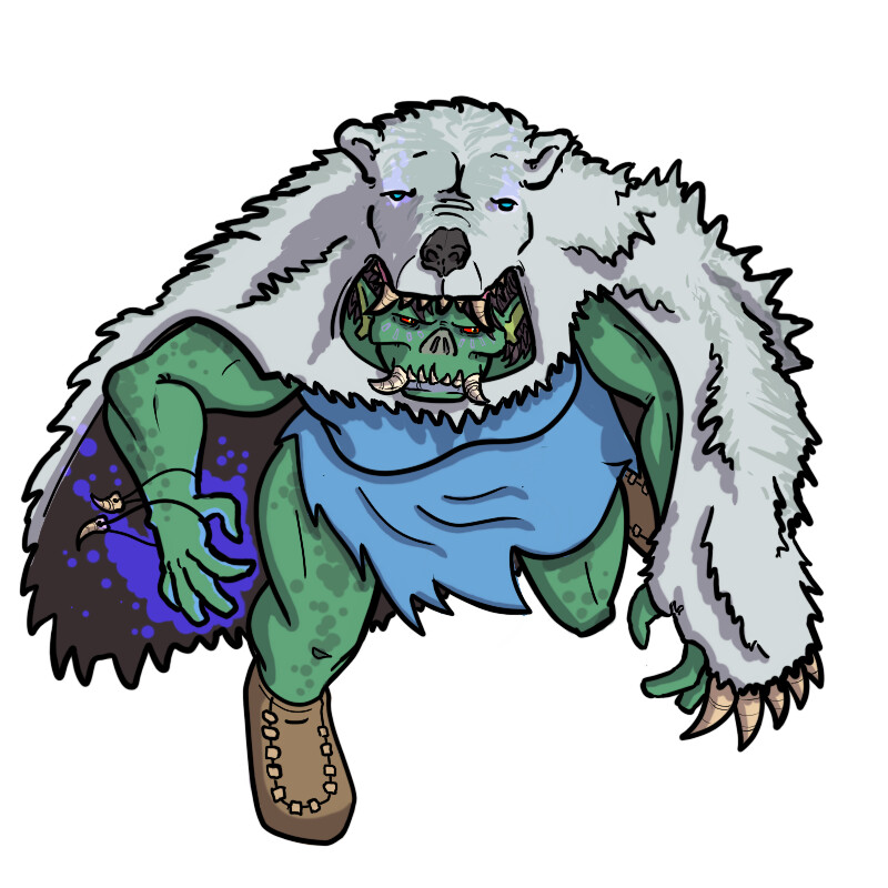 Alex Holland - Orc Sprites for Dungeons and Dragons
