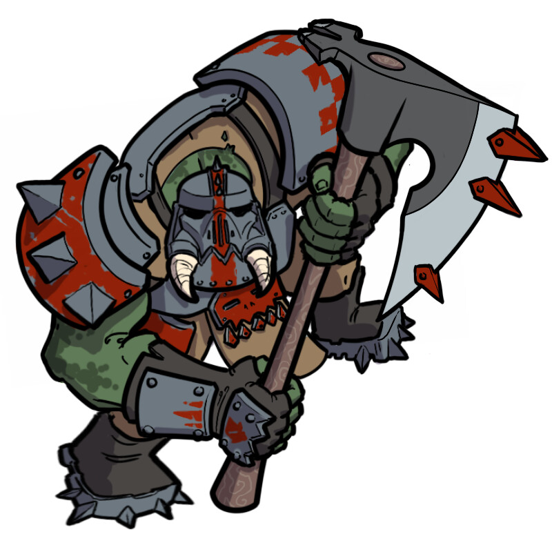 Alex Holland - Orc Sprites for Dungeons and Dragons