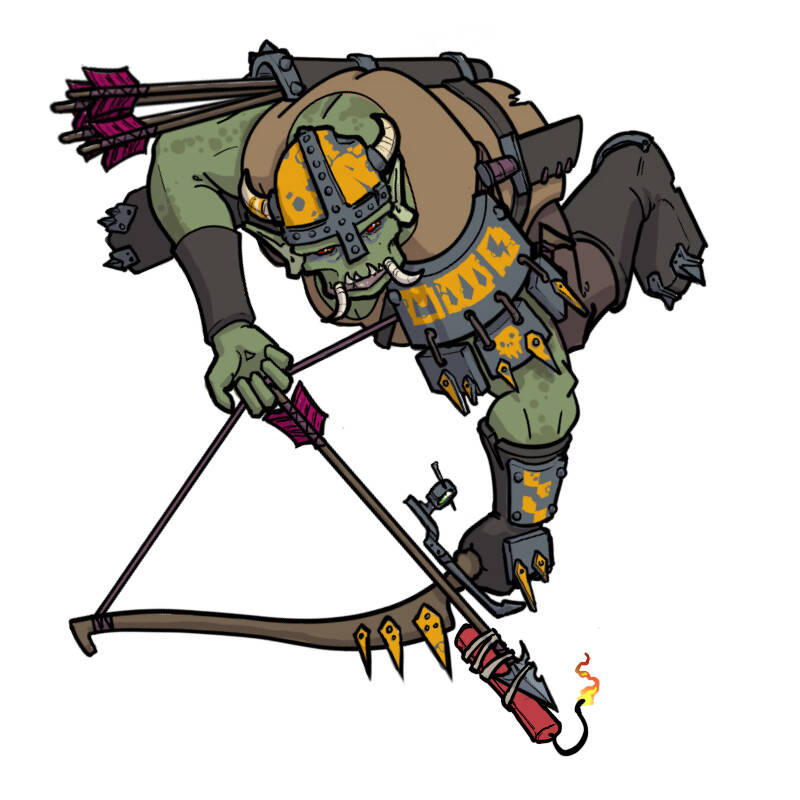 Alex Holland - Orc Sprites for Dungeons and Dragons