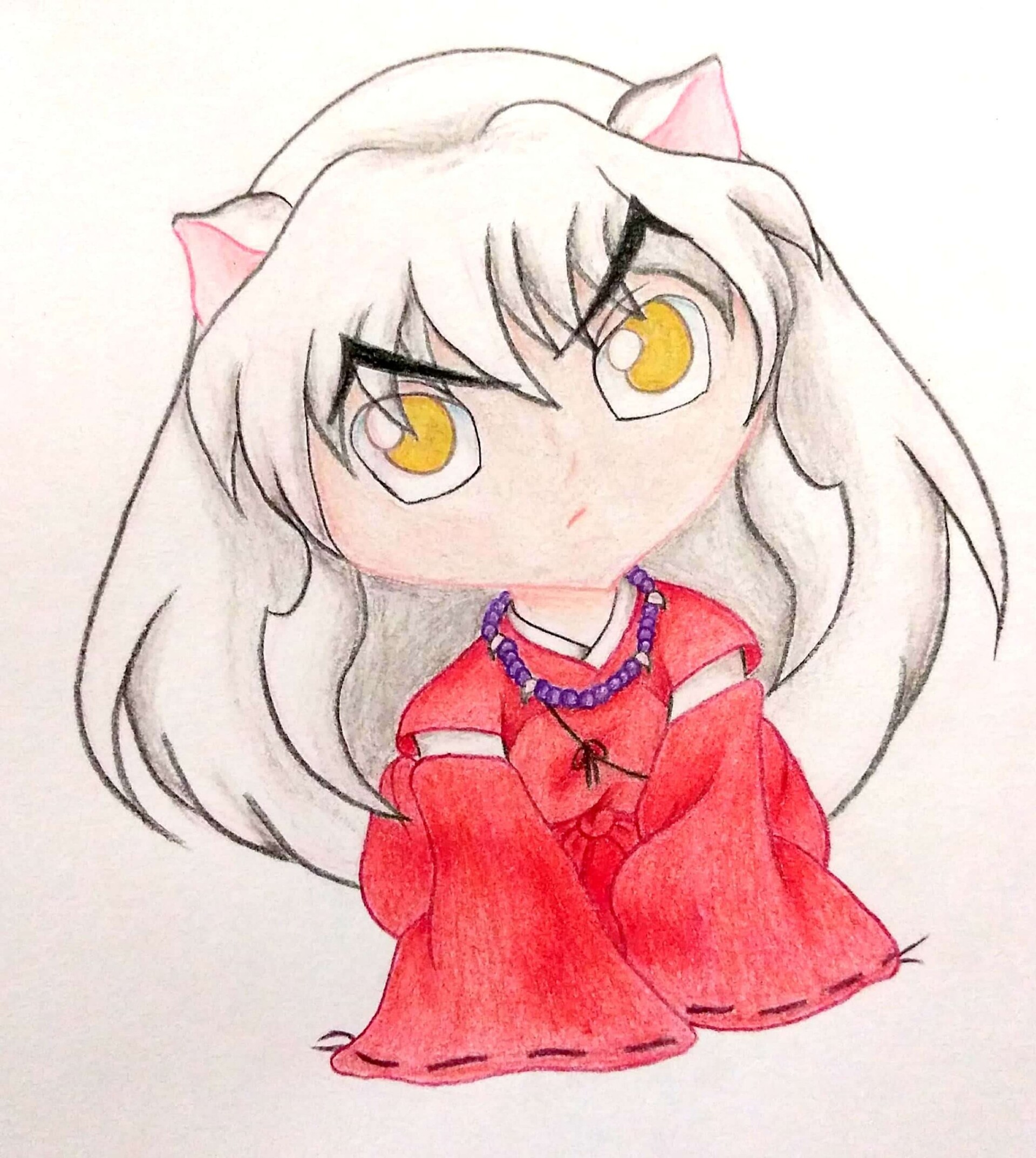 how to draw chibi inuyasha