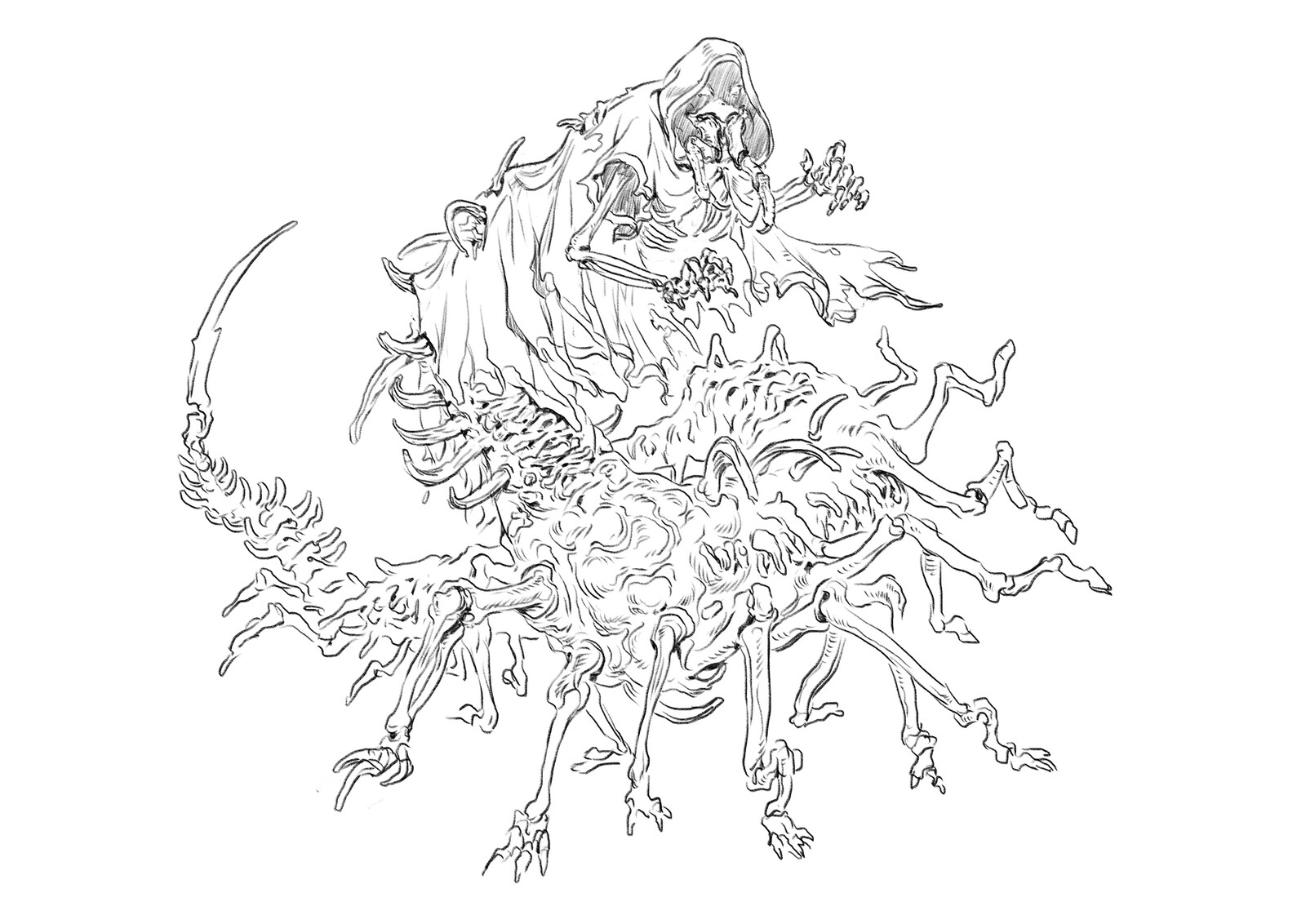 Dominik Derow - The Dragon's Garden: Creature Designs