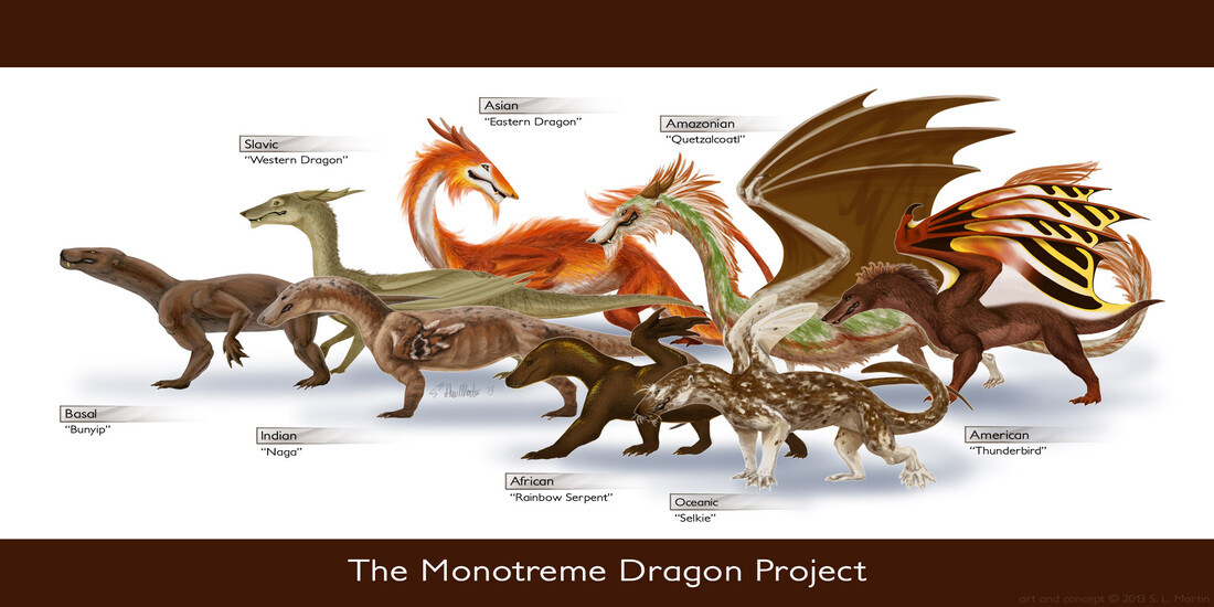 ArtStation - Monotreme Dragon Project