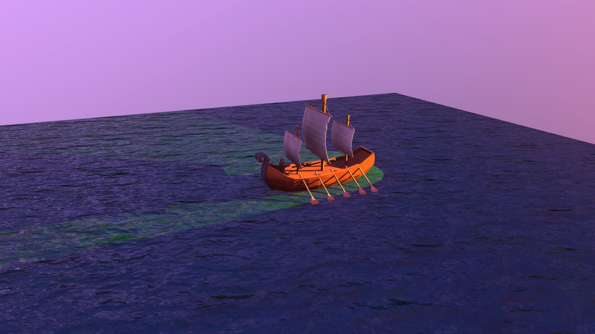 ArtStation - Stylized ship