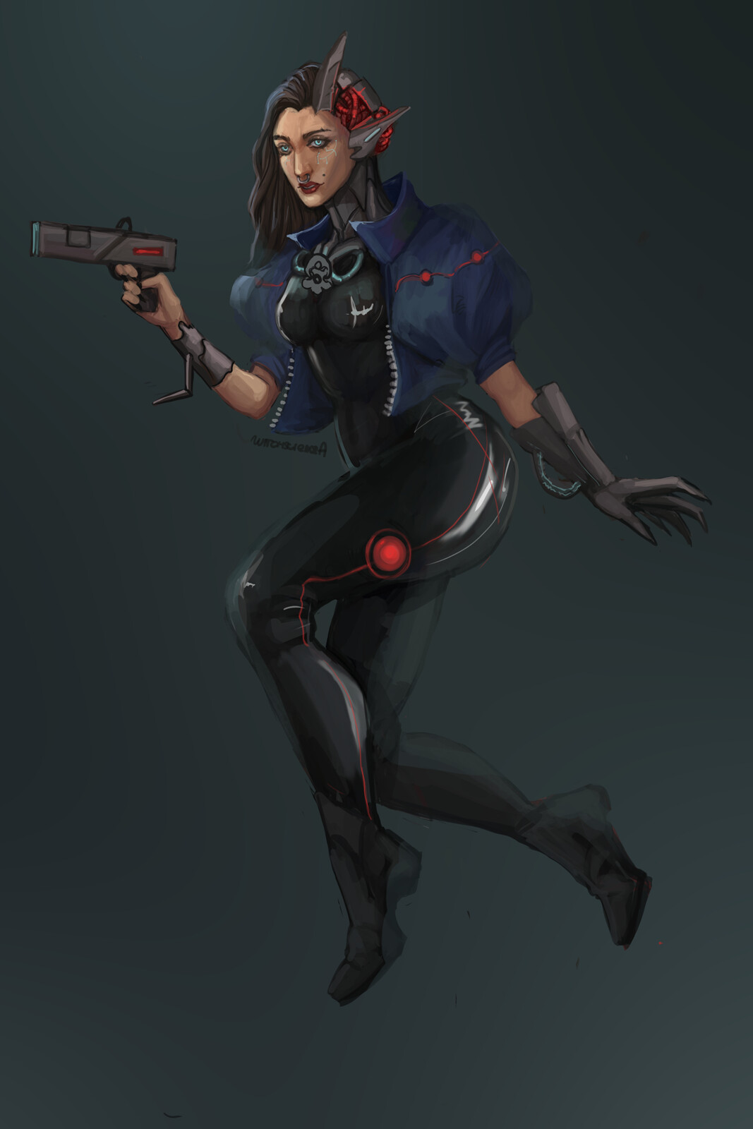 ArtStation - Cyborg assassin