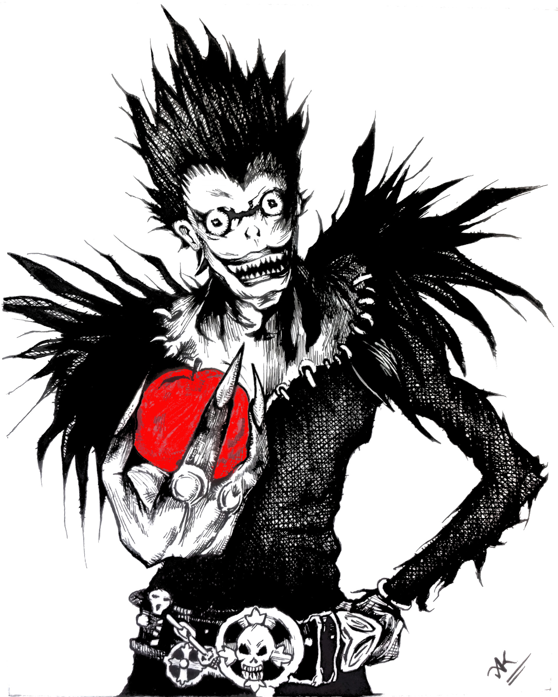 ArtStation - DeathNote Ryuk