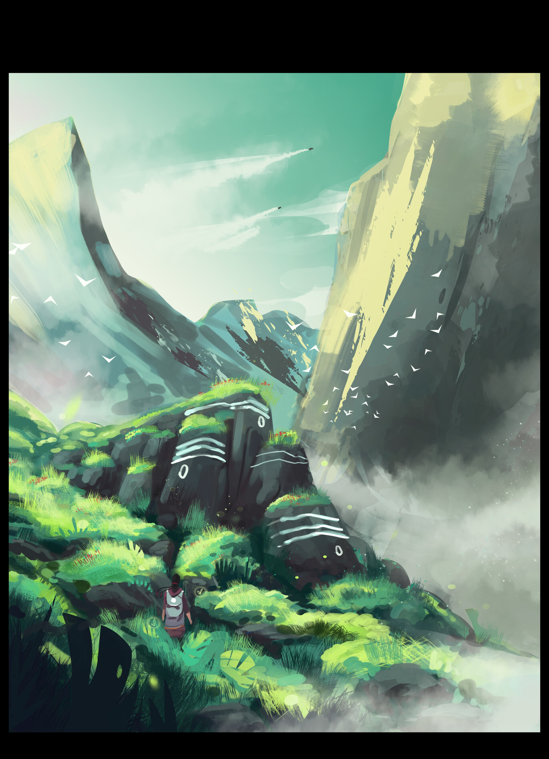 ArtStation - Mountain Pass 2019