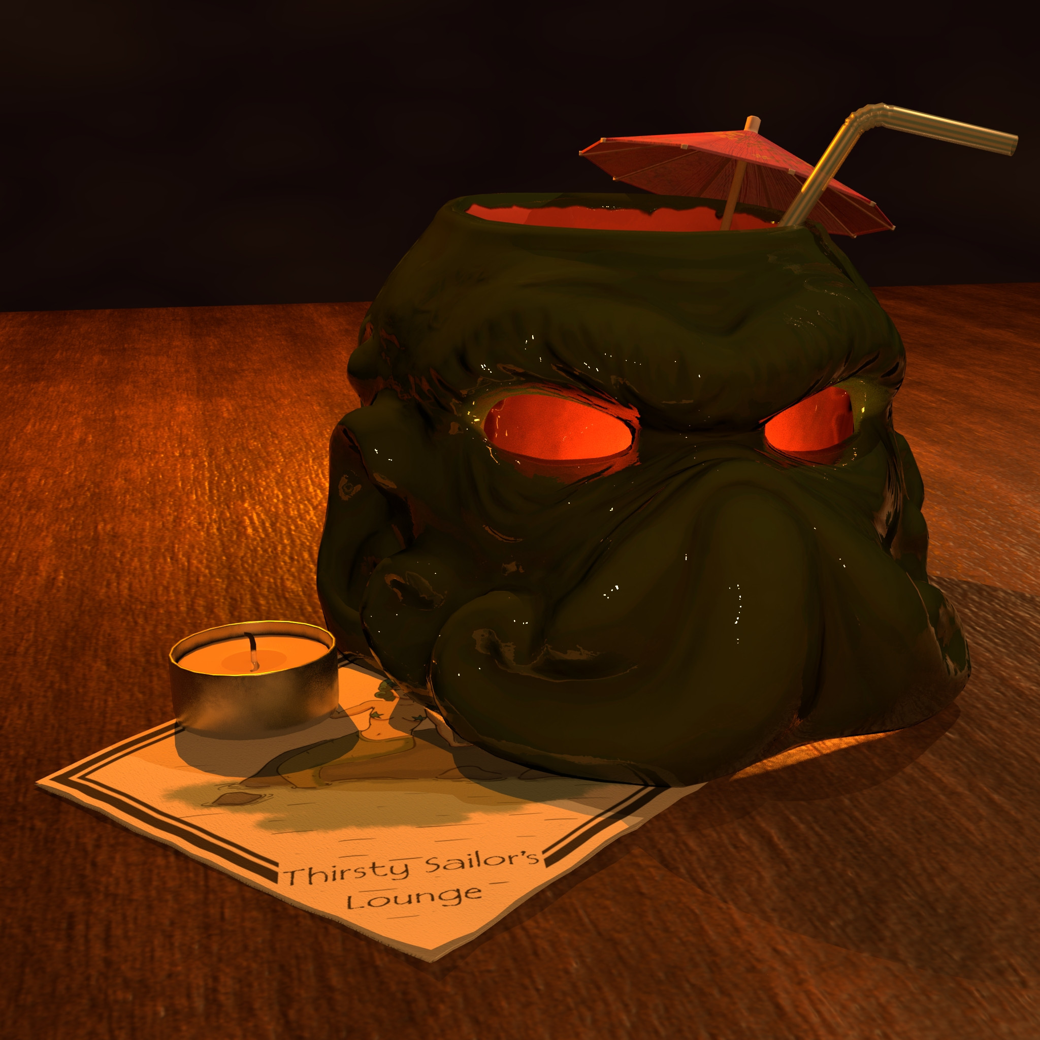 Alexandra Farnsworth - Cthulhu Tiki Mug