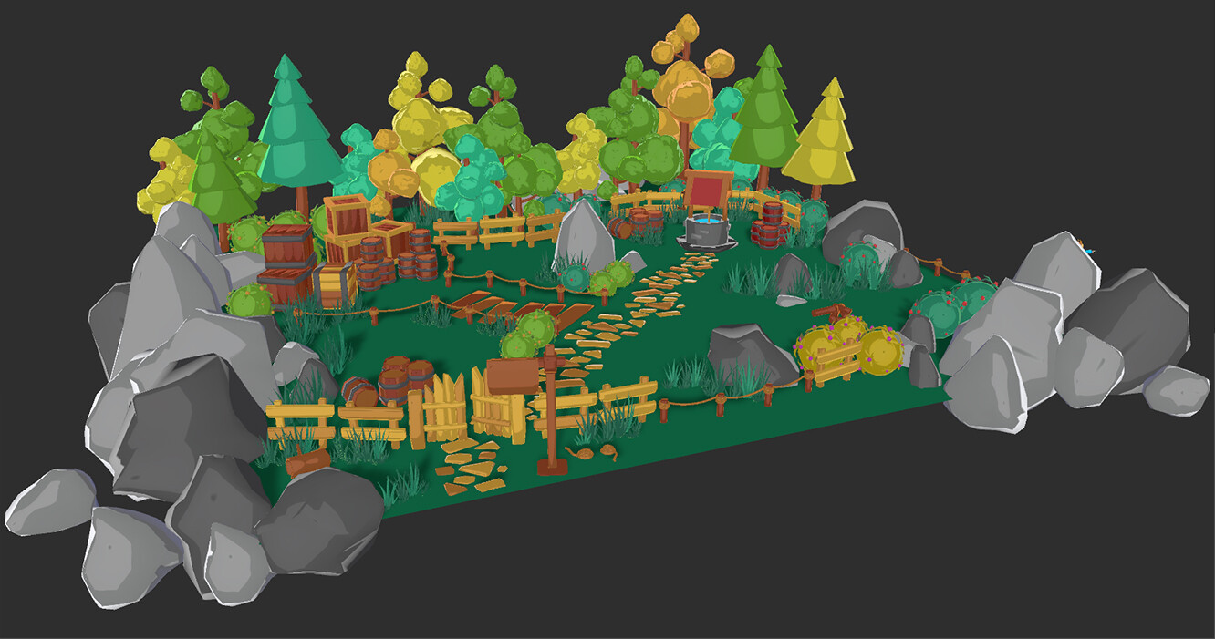 ArtStation - Cell Shade Environment