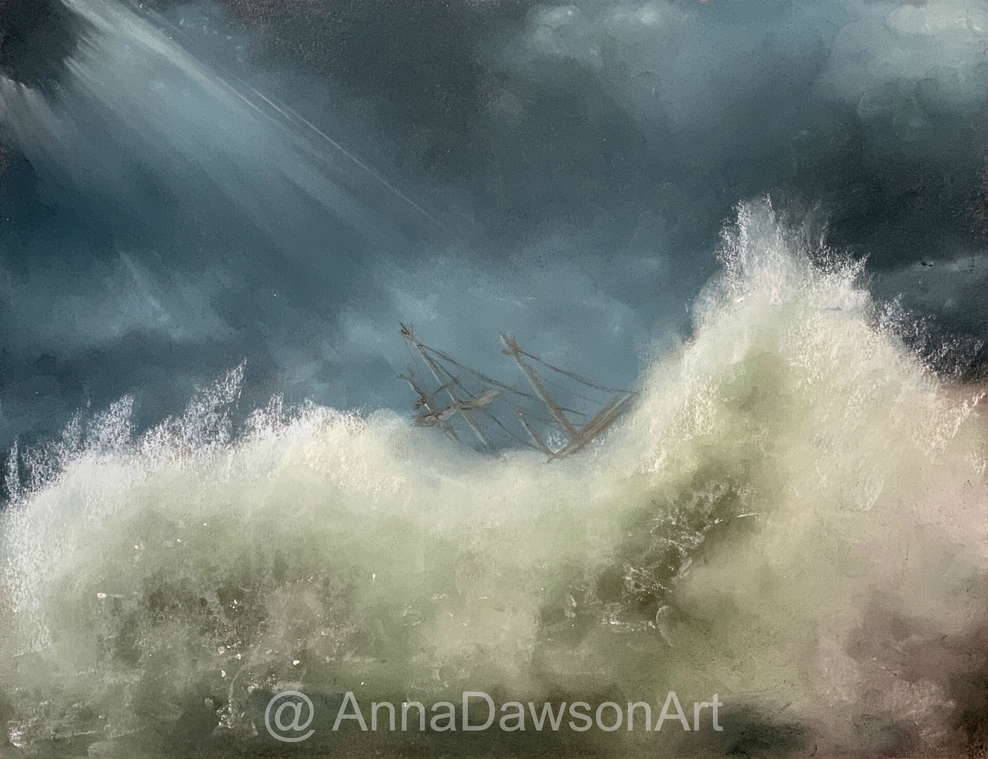 ArtStation - The storm is raging