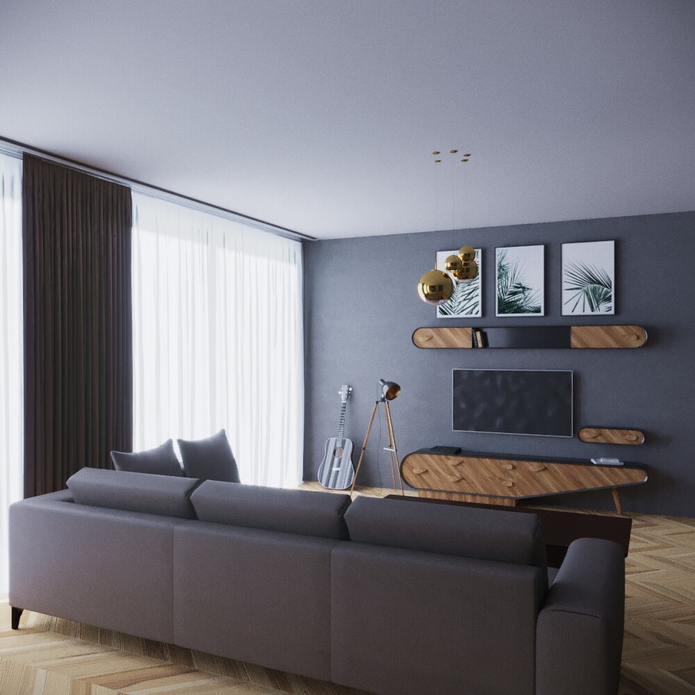 ArtStation - Gray room