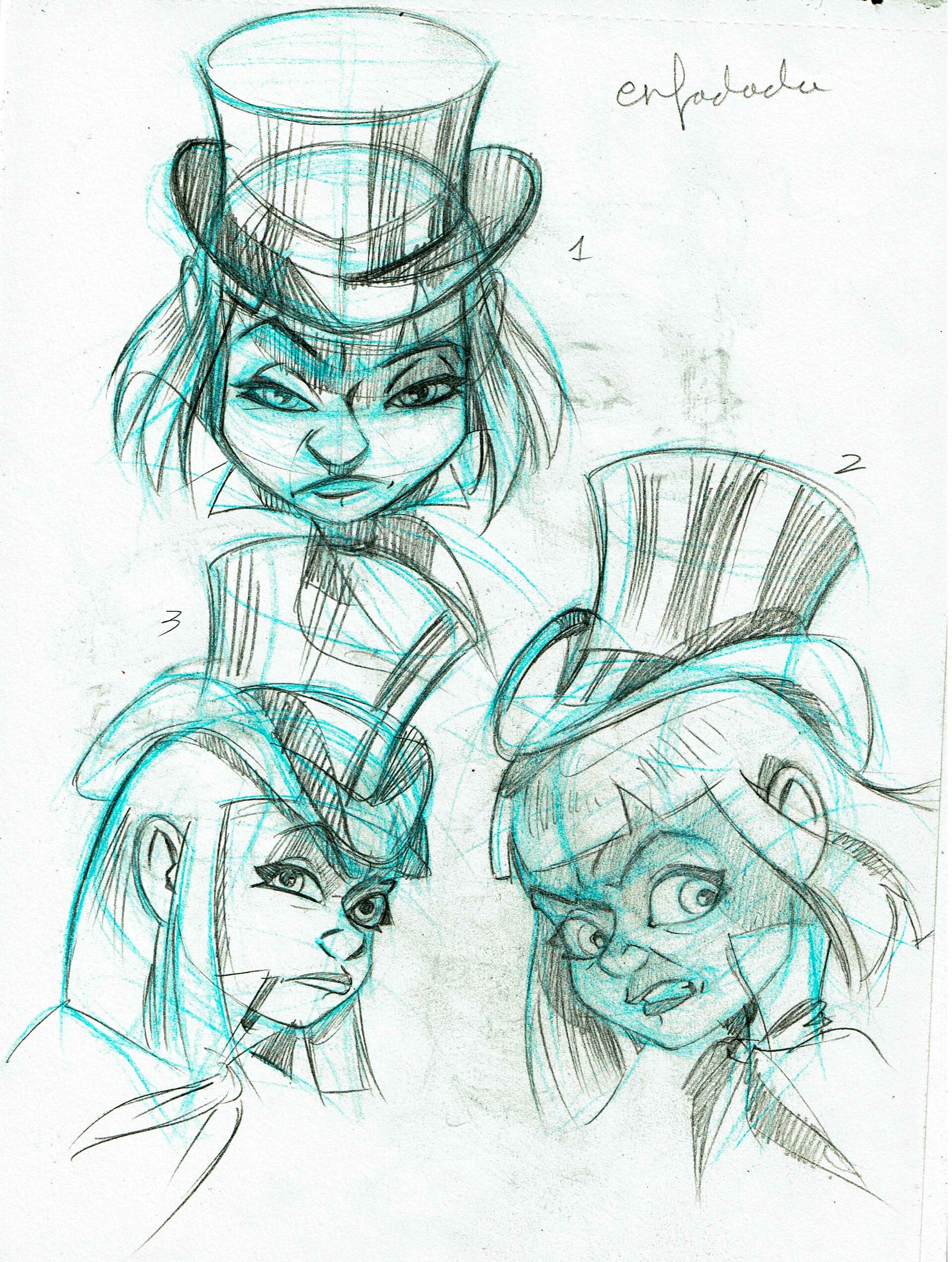 David Belmonte - Entity game: girl character.