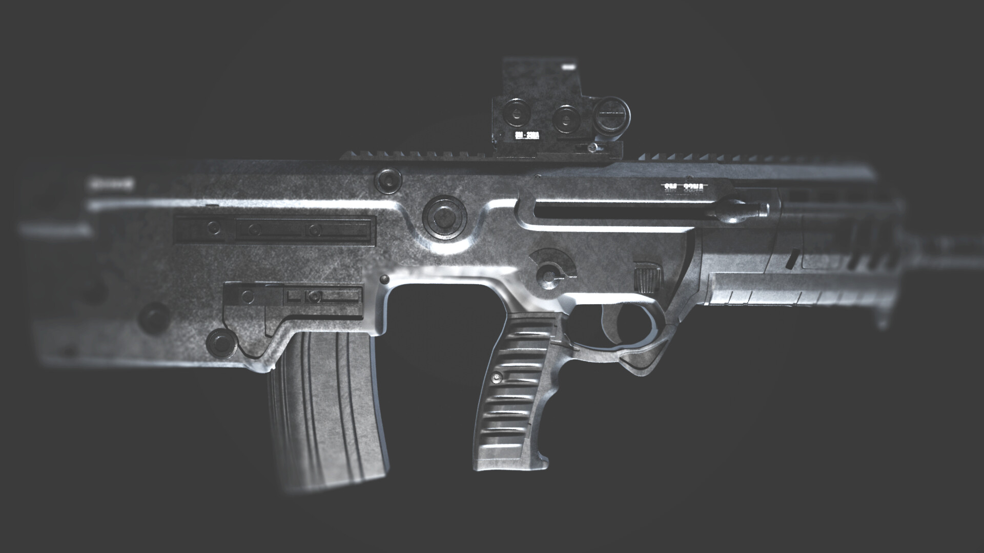 Mazgin Osman - IWI X95 Modeling and texturing