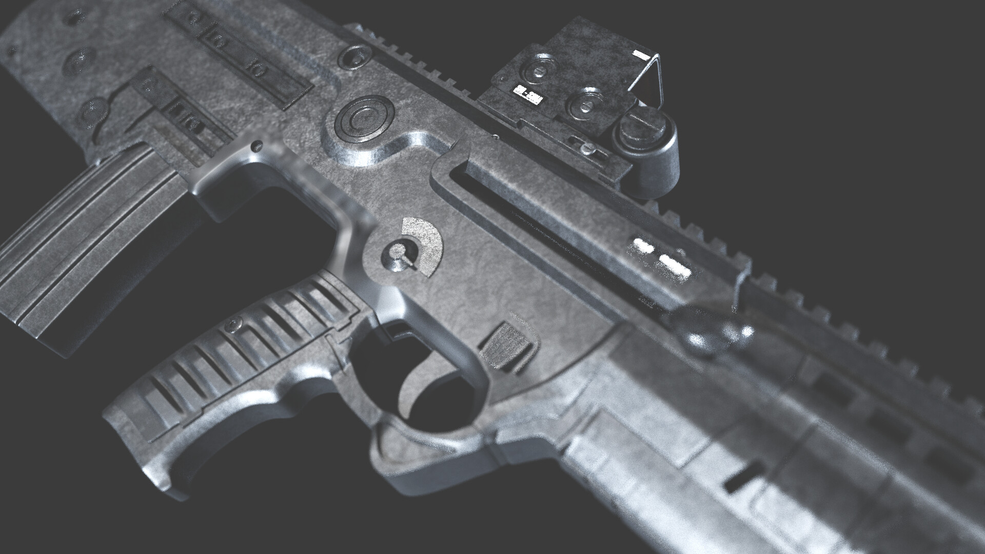 Mazgin Osman - IWI X95 Modeling and texturing