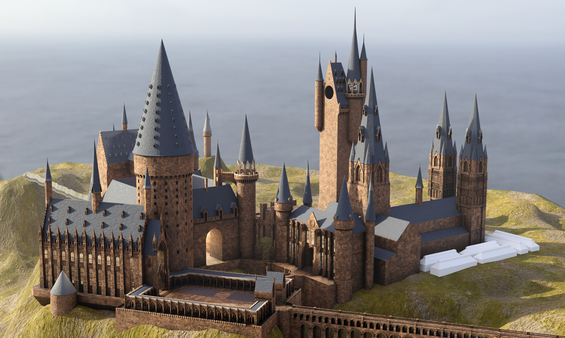Daniel Yosef Abdu - Hogwarts Castle - In progress
