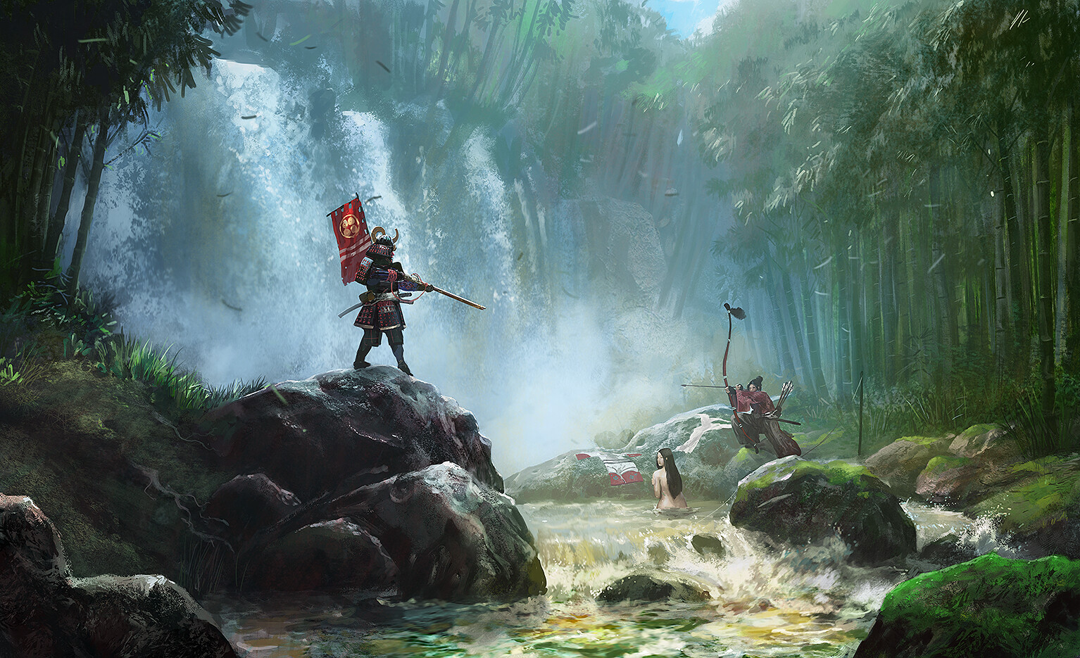 ArtStation - Bamboo Fall