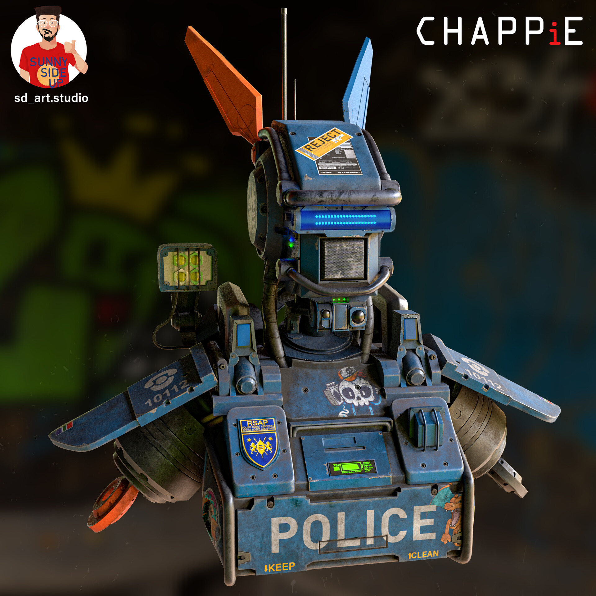 ArtStation - Chappie 3d model
