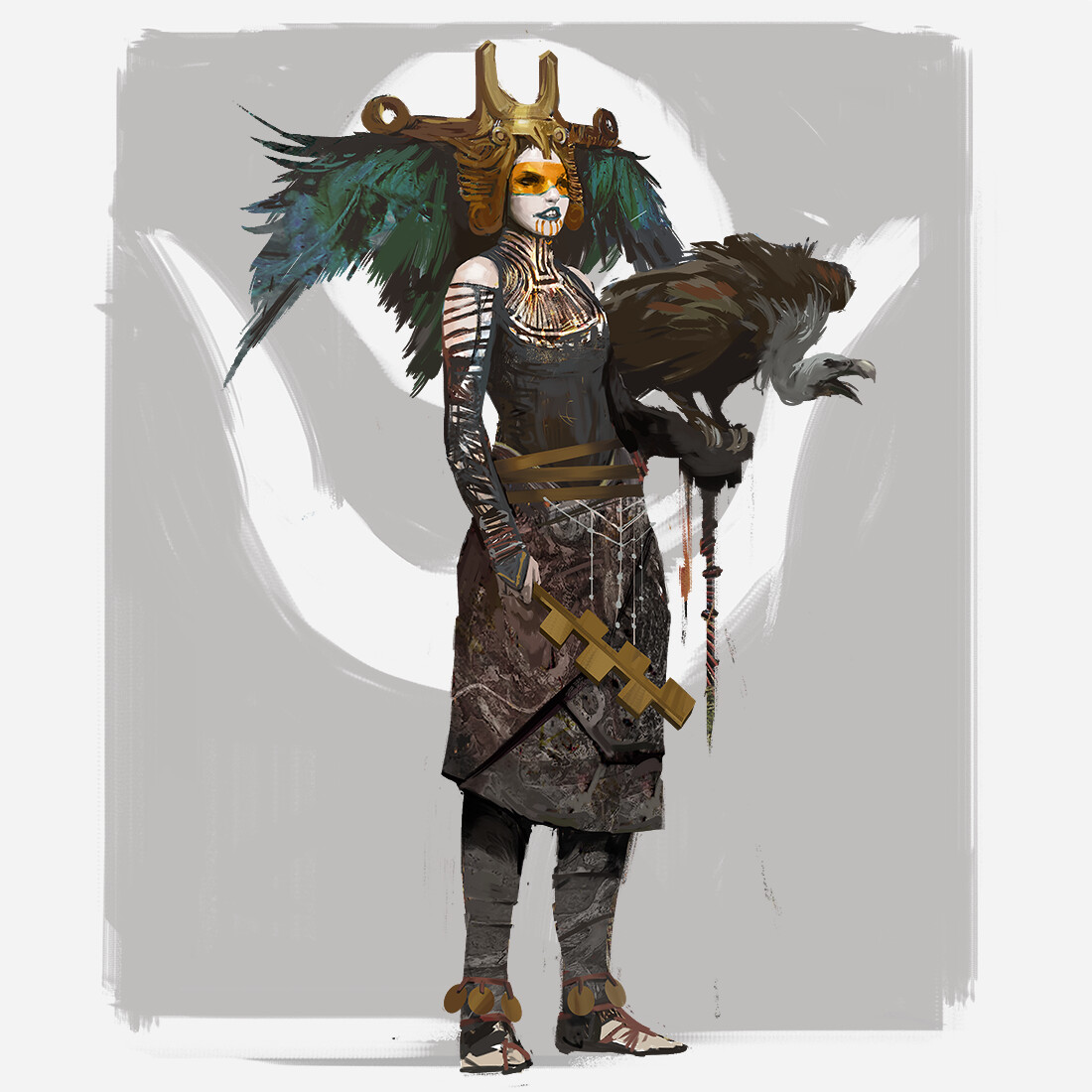 ArtStation - Aztec warrior