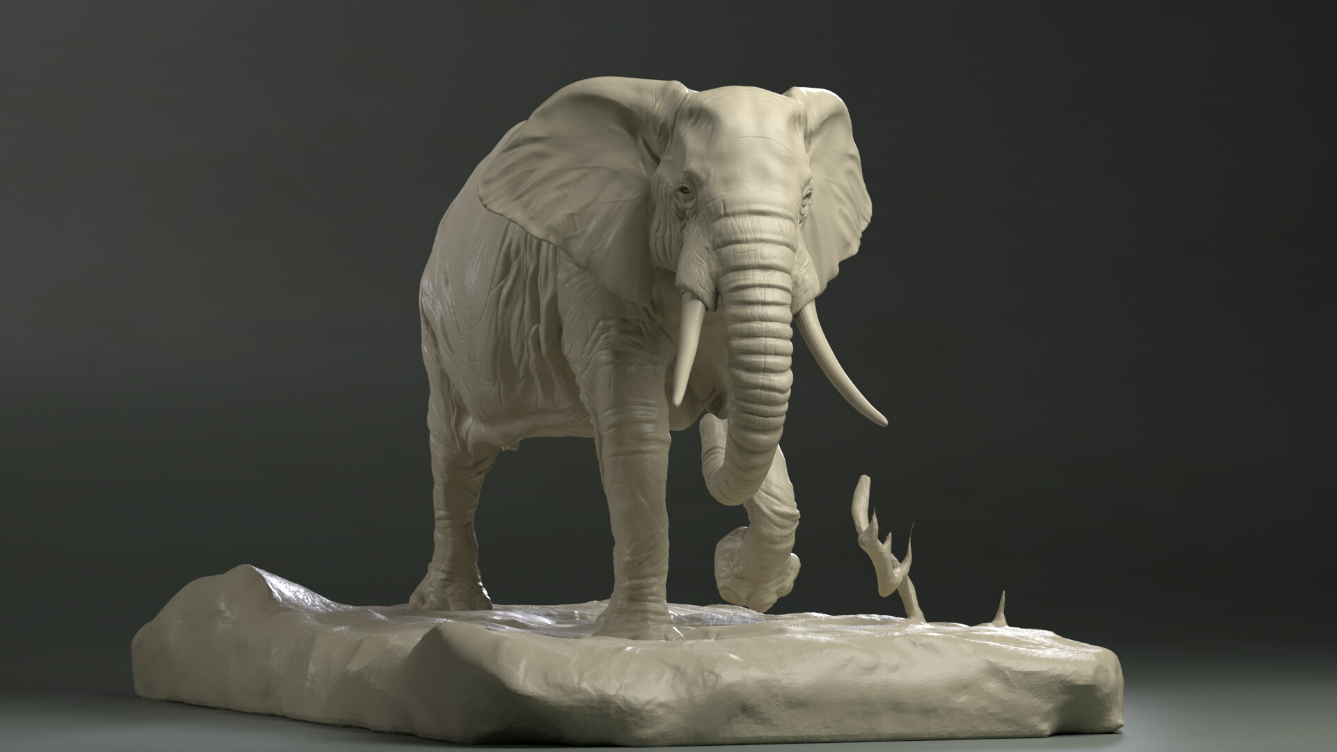 ArtStation - African Elephant Study