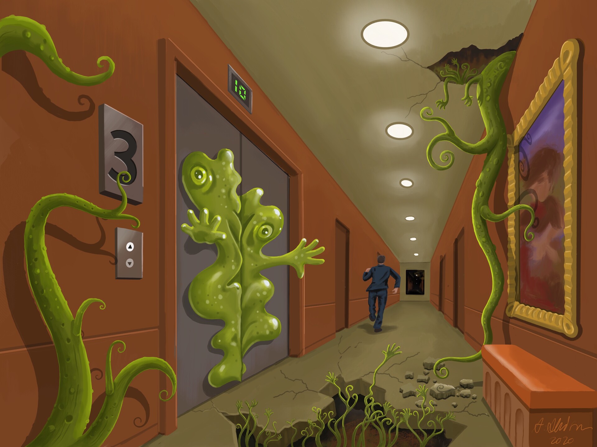 ArtStation - Hotel Nightmare