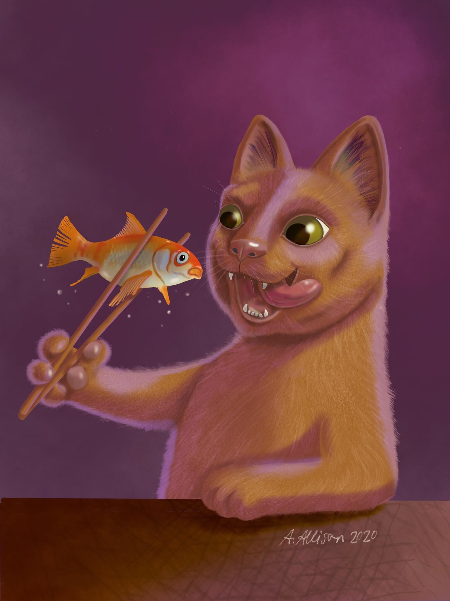 ArtStation - Sushi Cat