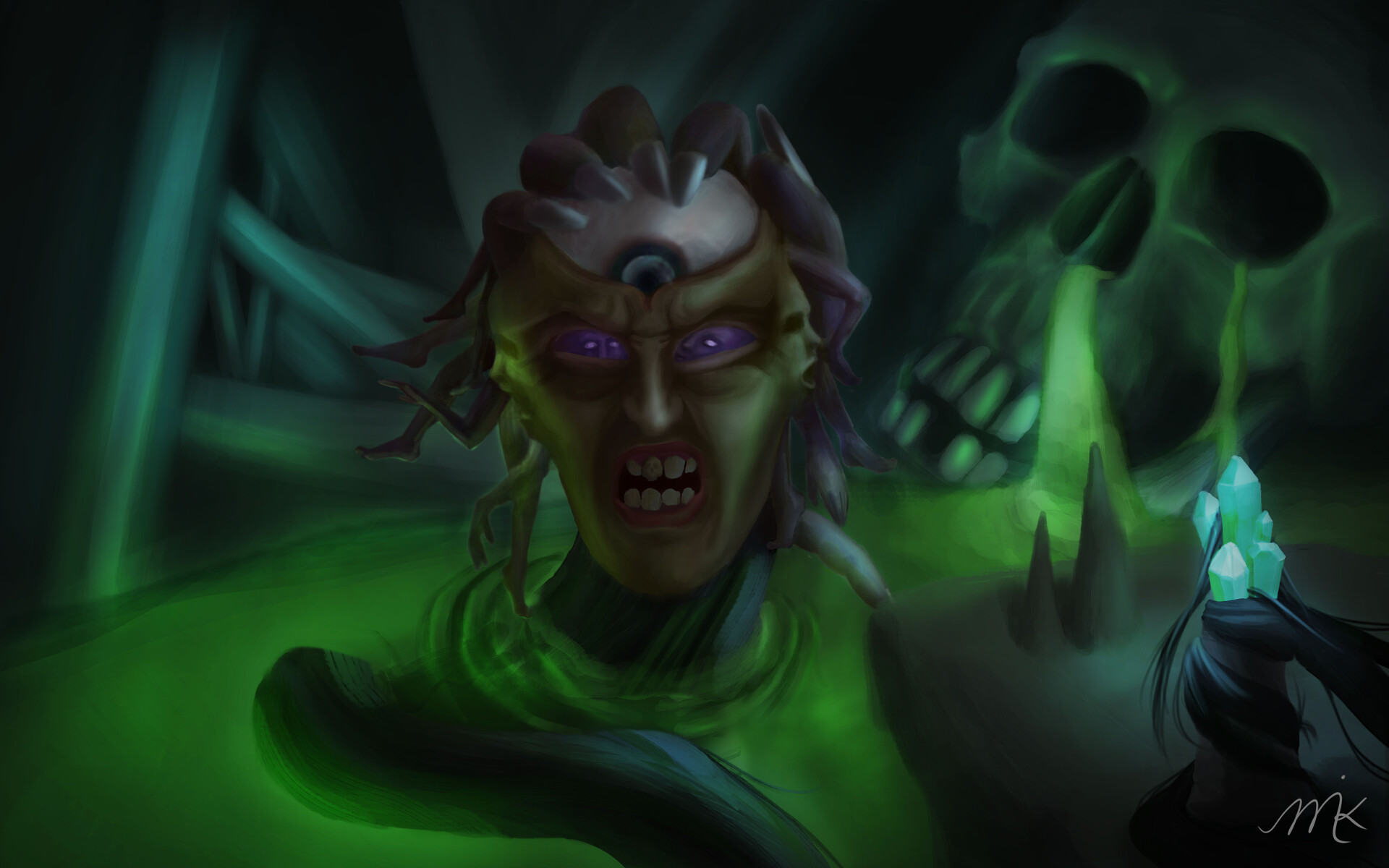 ArtStation - Zombie Gorgon