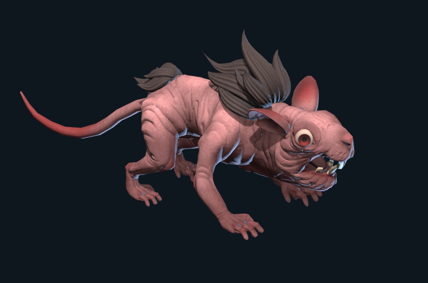 ArtStation - Zombie rat