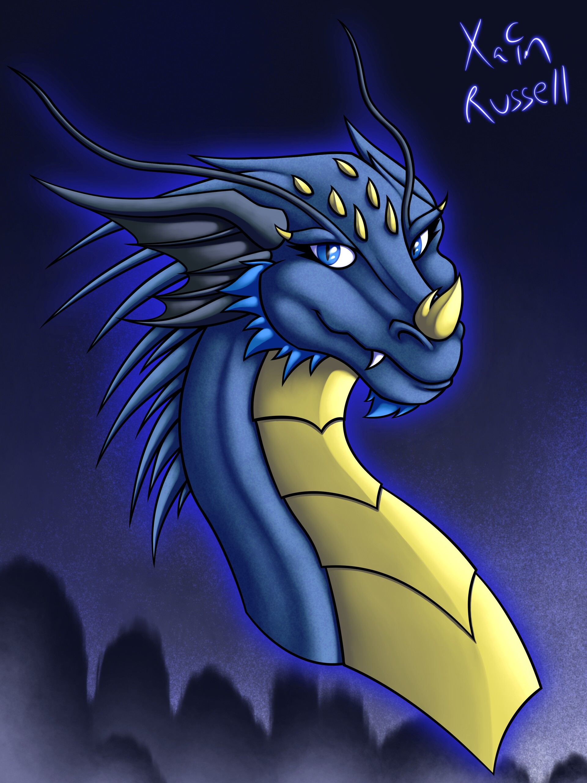 ArtStation - Saphira the Blue