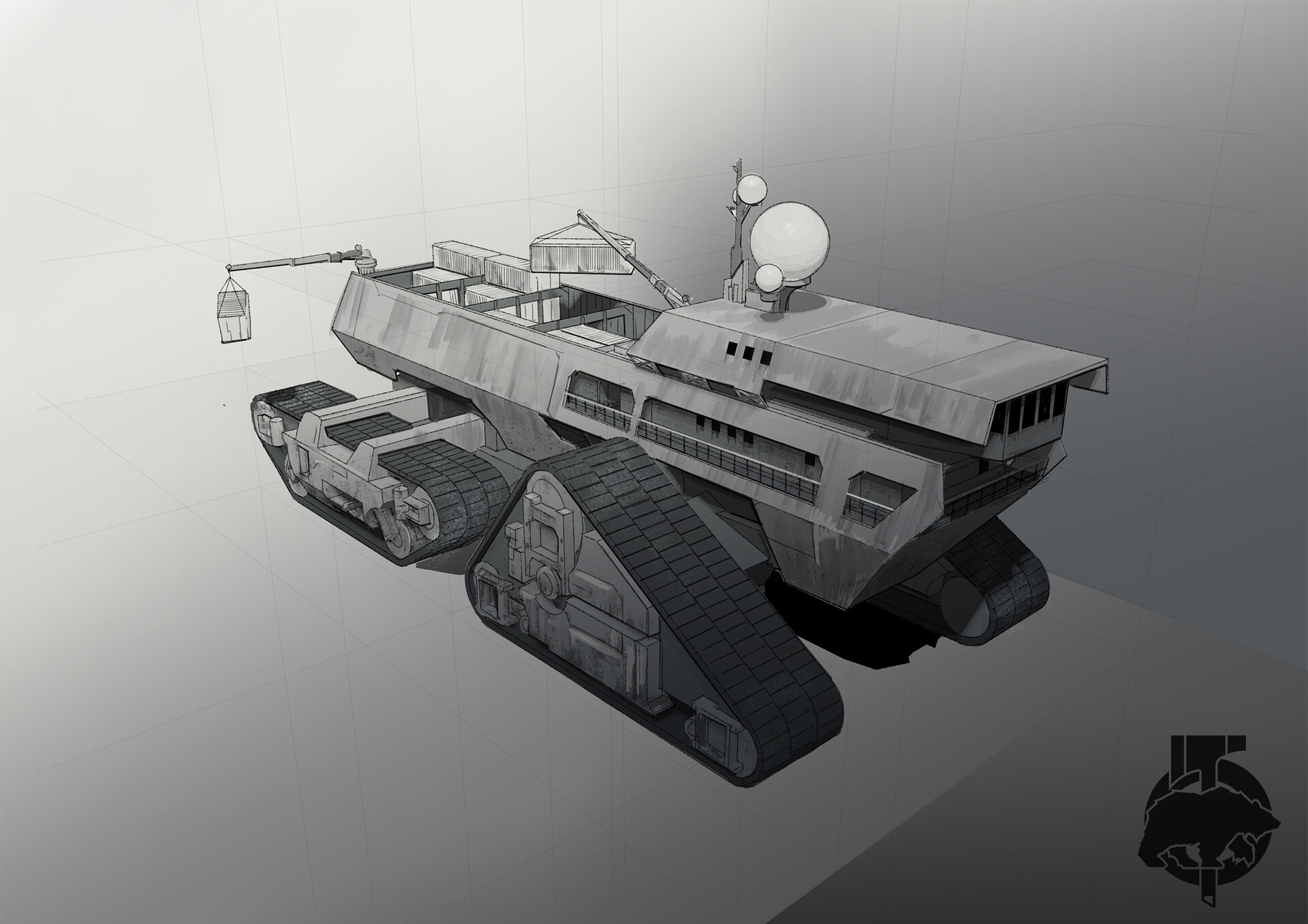 ArtStation - Landship Concepts