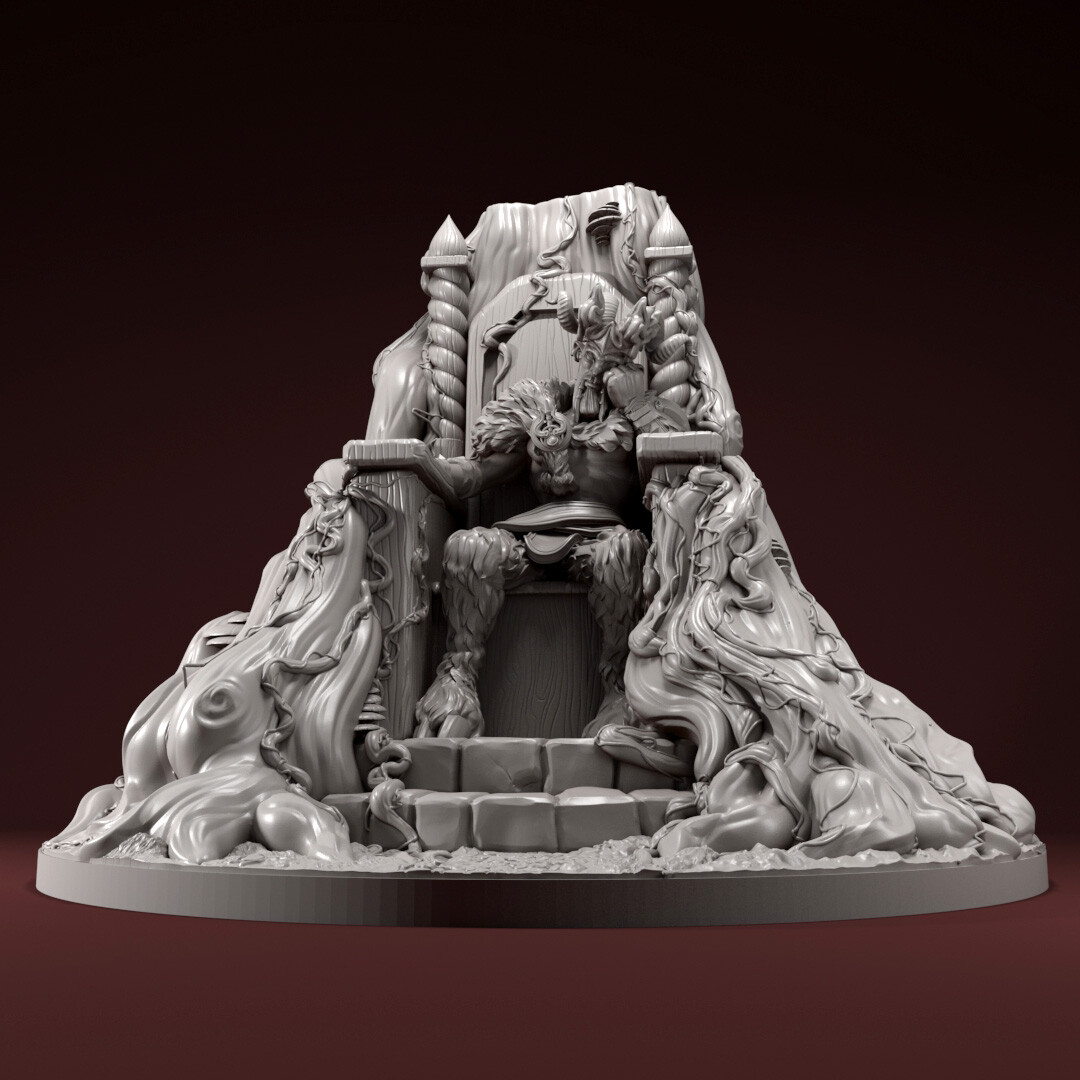 ArtStation - Throne of the Bored King