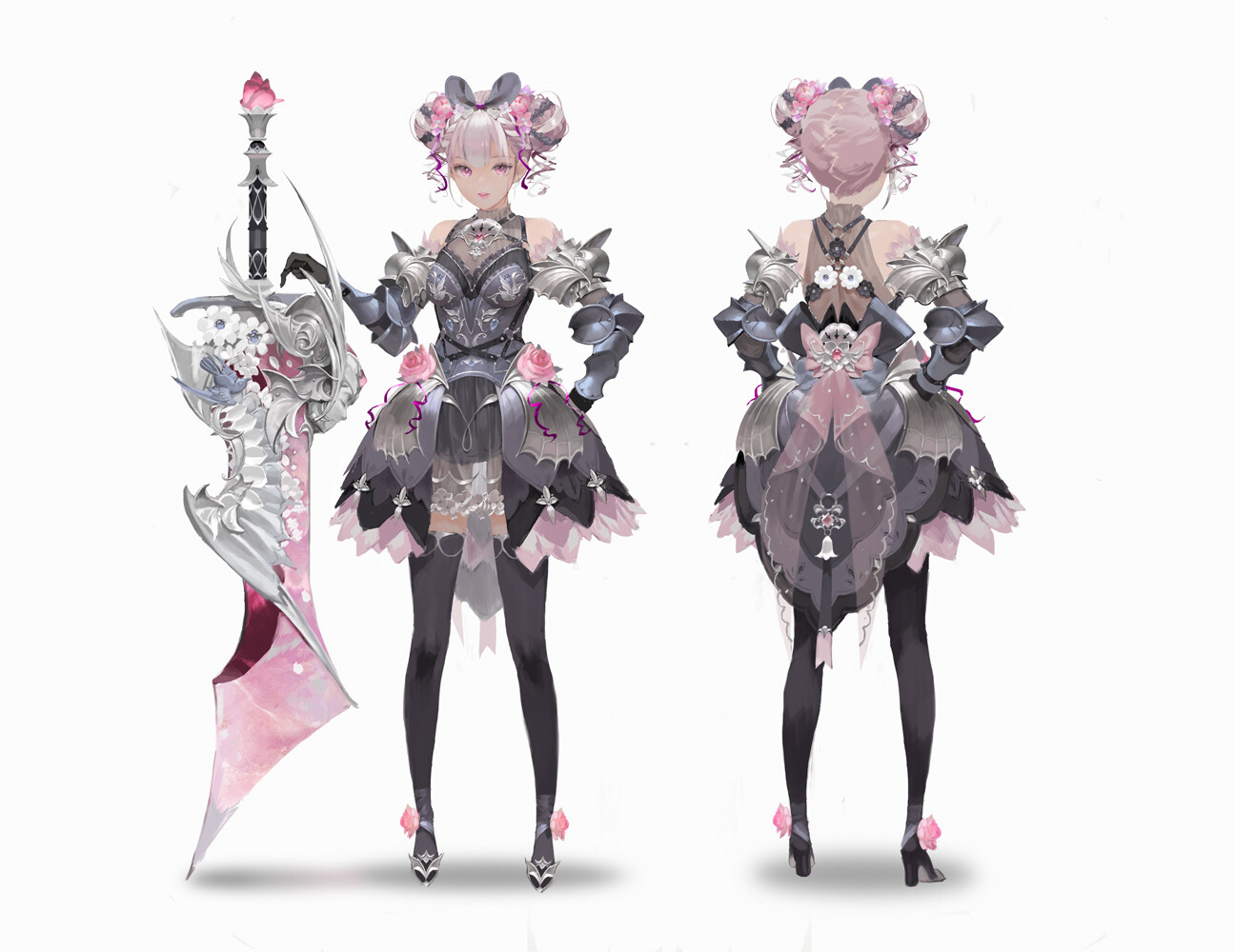 ArtStation - pink & grey