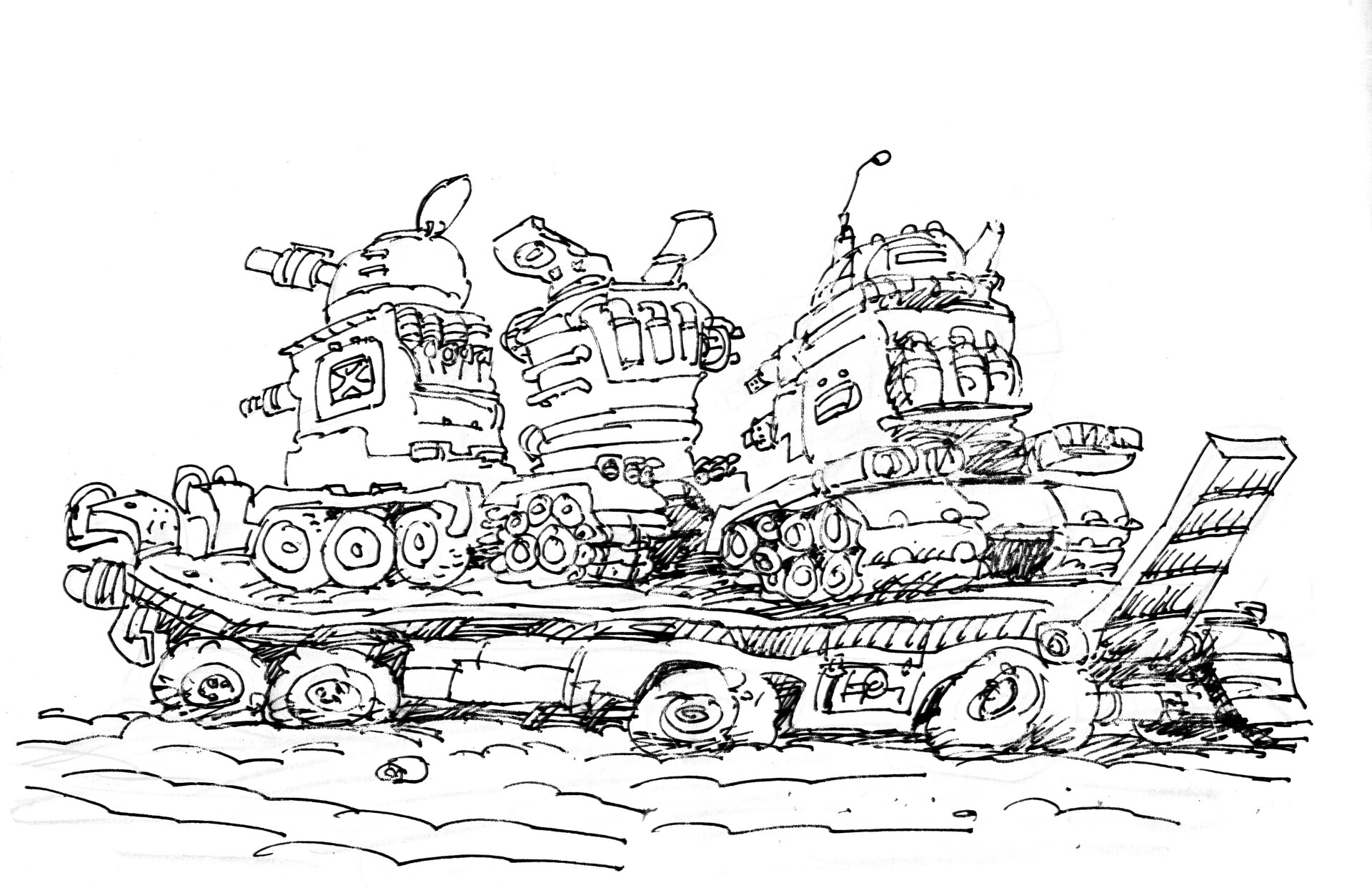 Anton Dirkin - Abandoned tanks