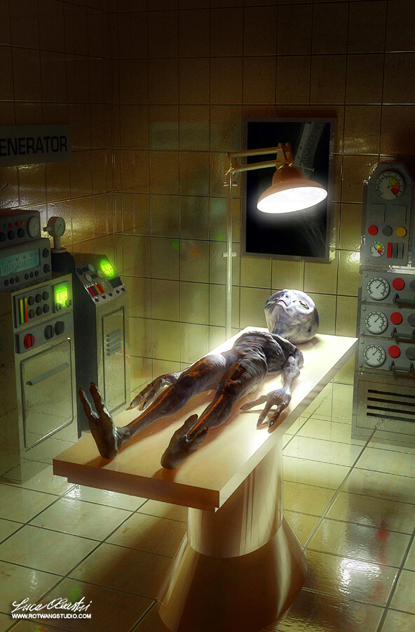 alien examination room