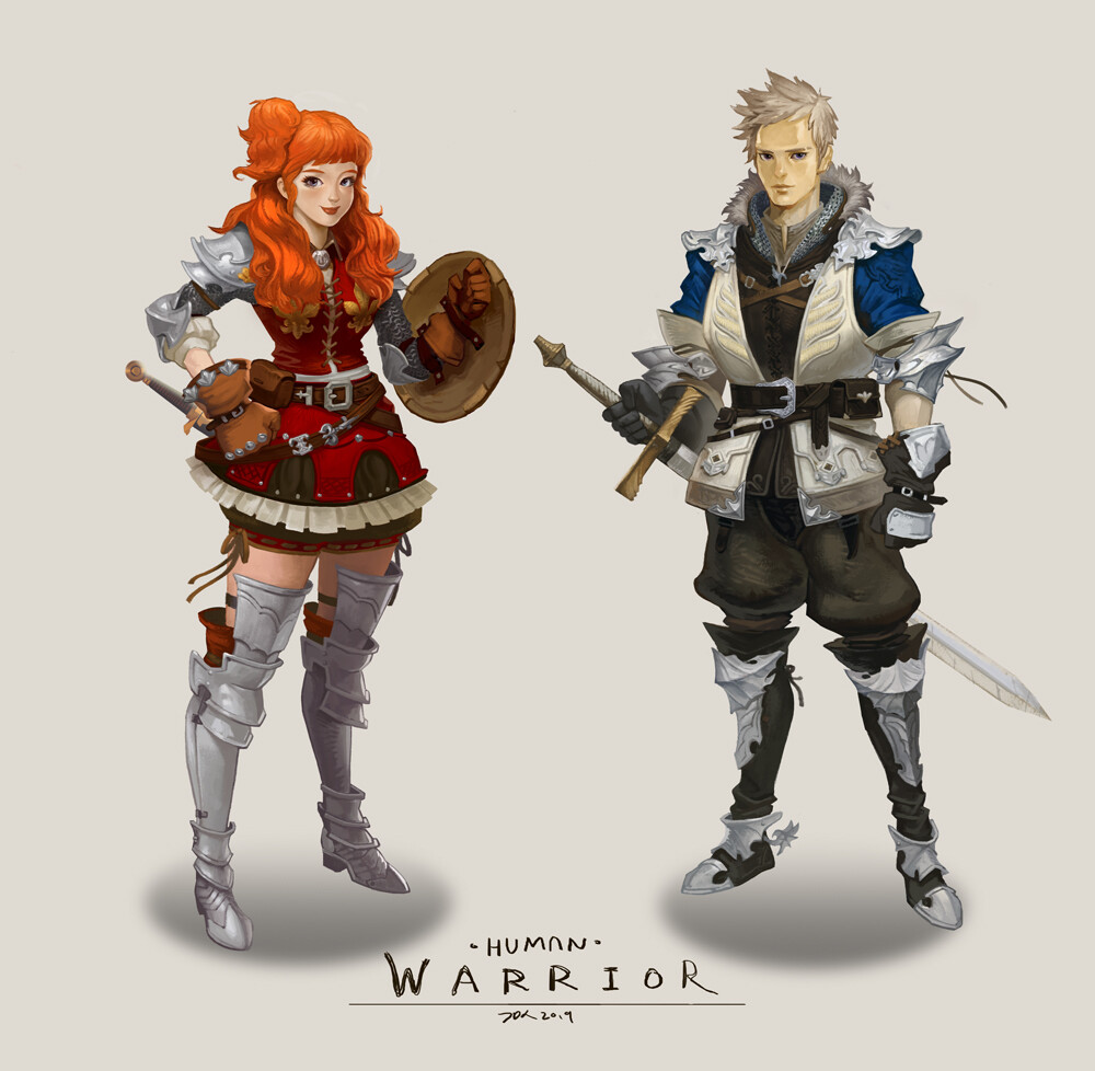 ArtStation - Human_warrior