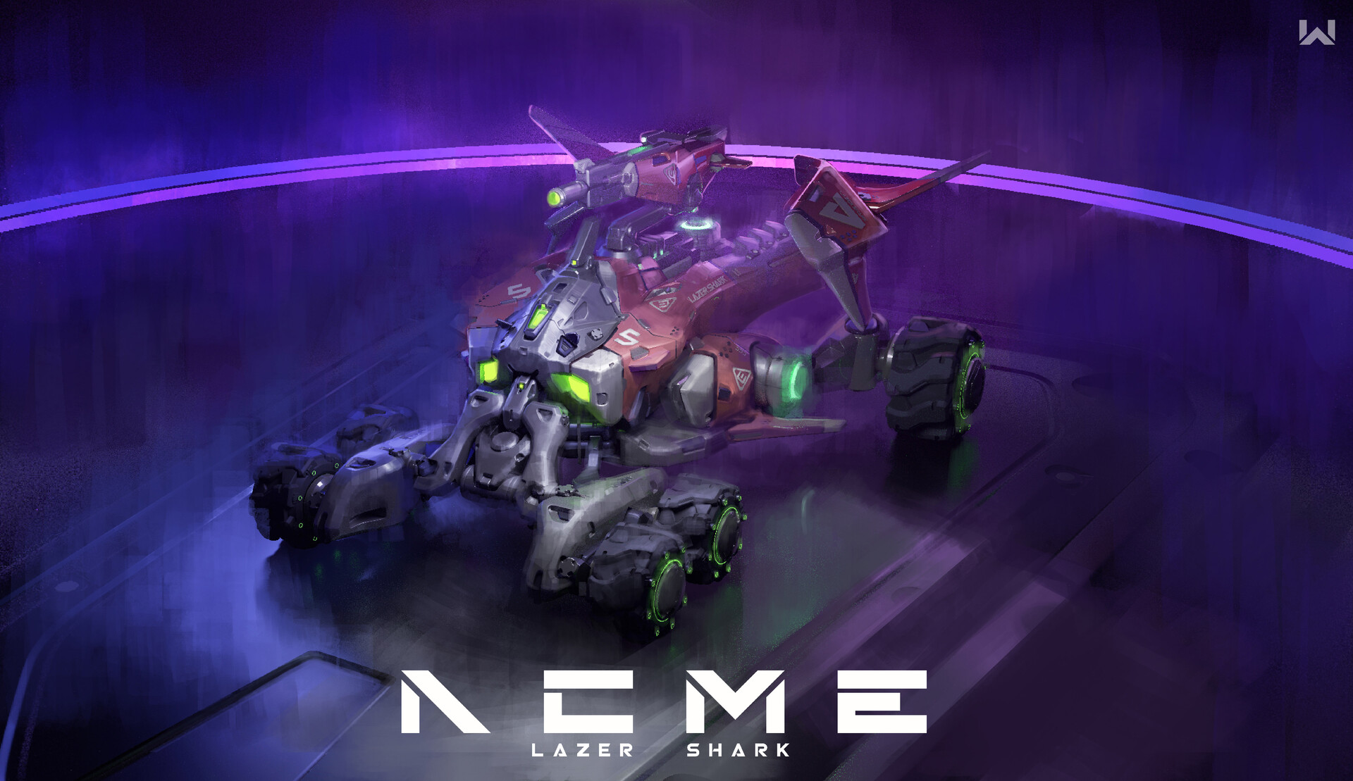 ArtStation - Lazer Shark