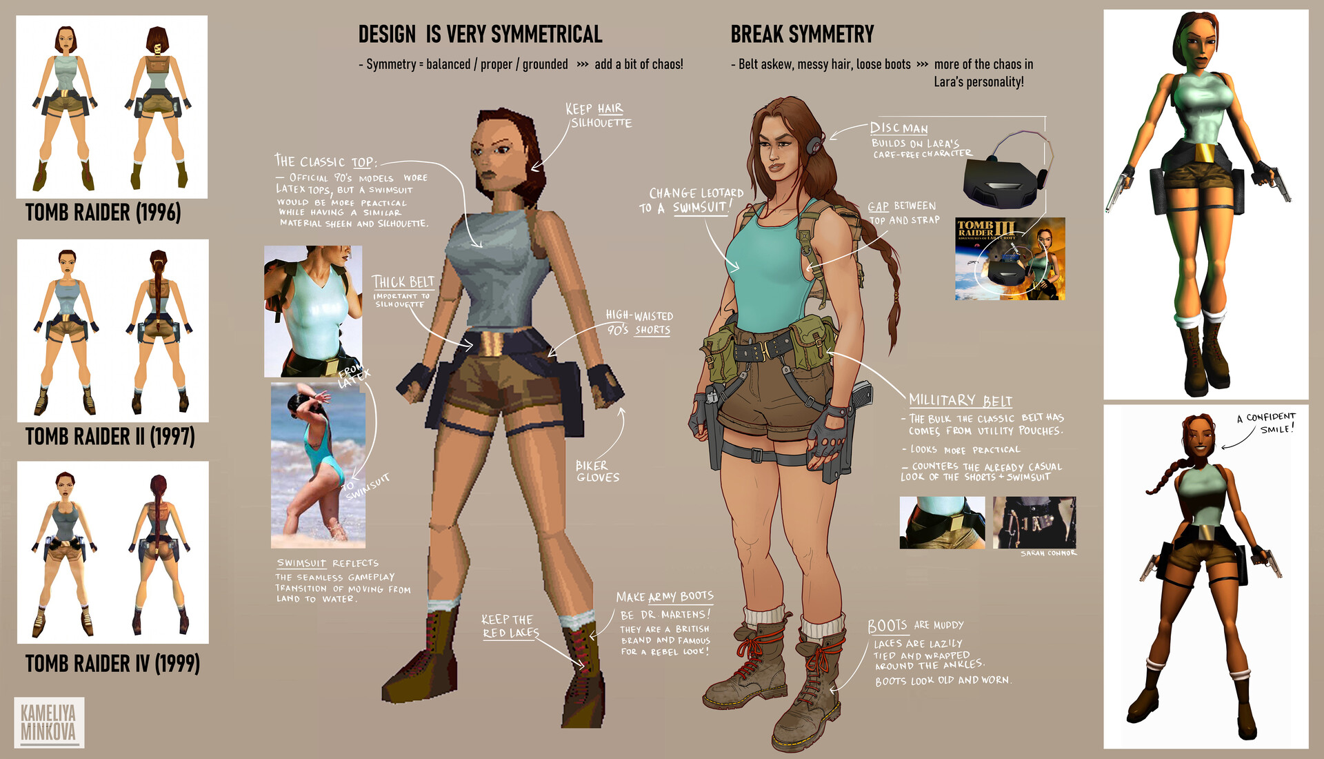 Kameliya Minkova - PERSONAL PROJECT: Lara Croft re-design